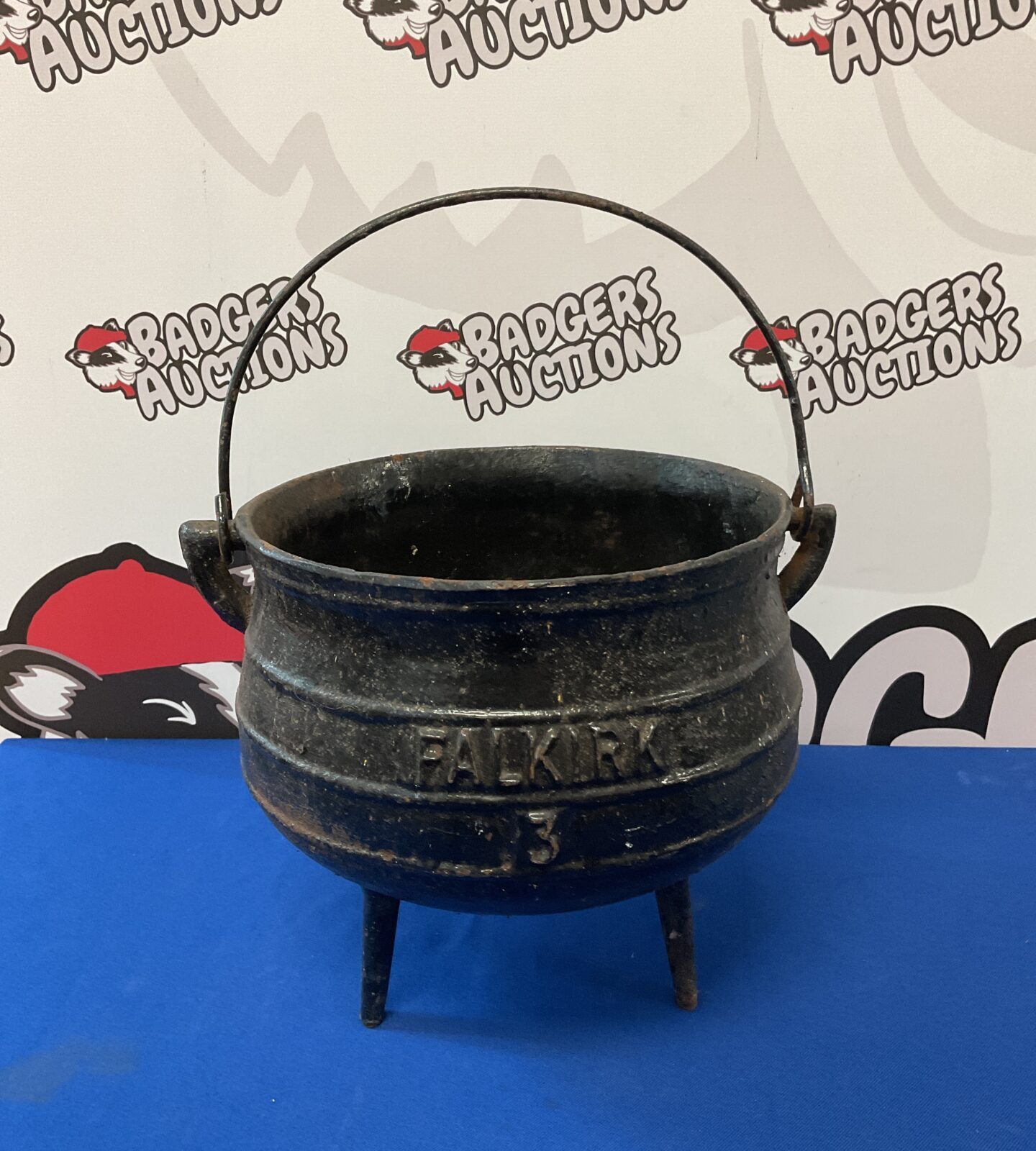 Vintage falkirk cast iron cauldron – Badgers Auctions