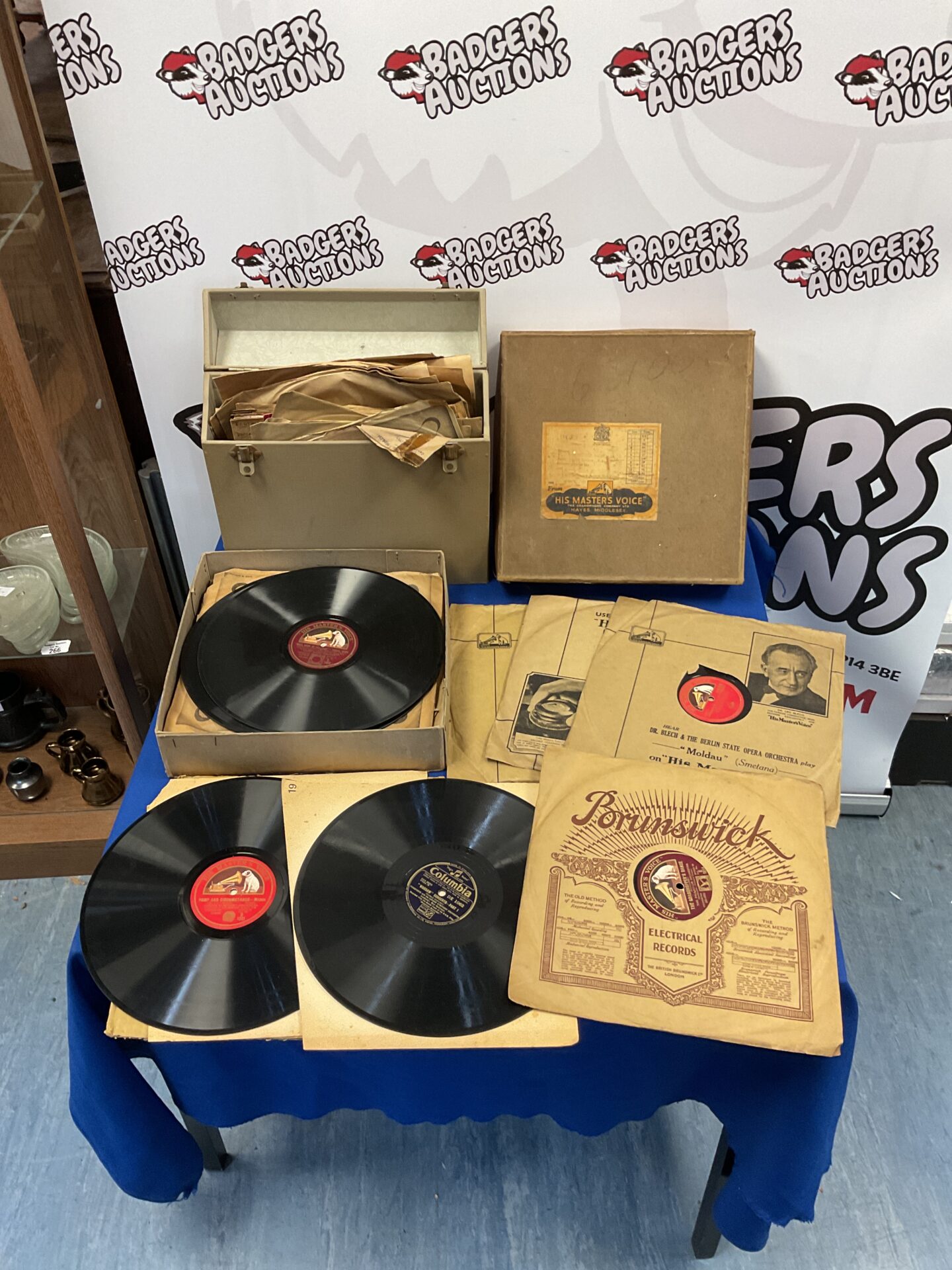 Collection Of Gramophone Records Badgers Auctions Collection Of Gramophone Records Badgers Auctions