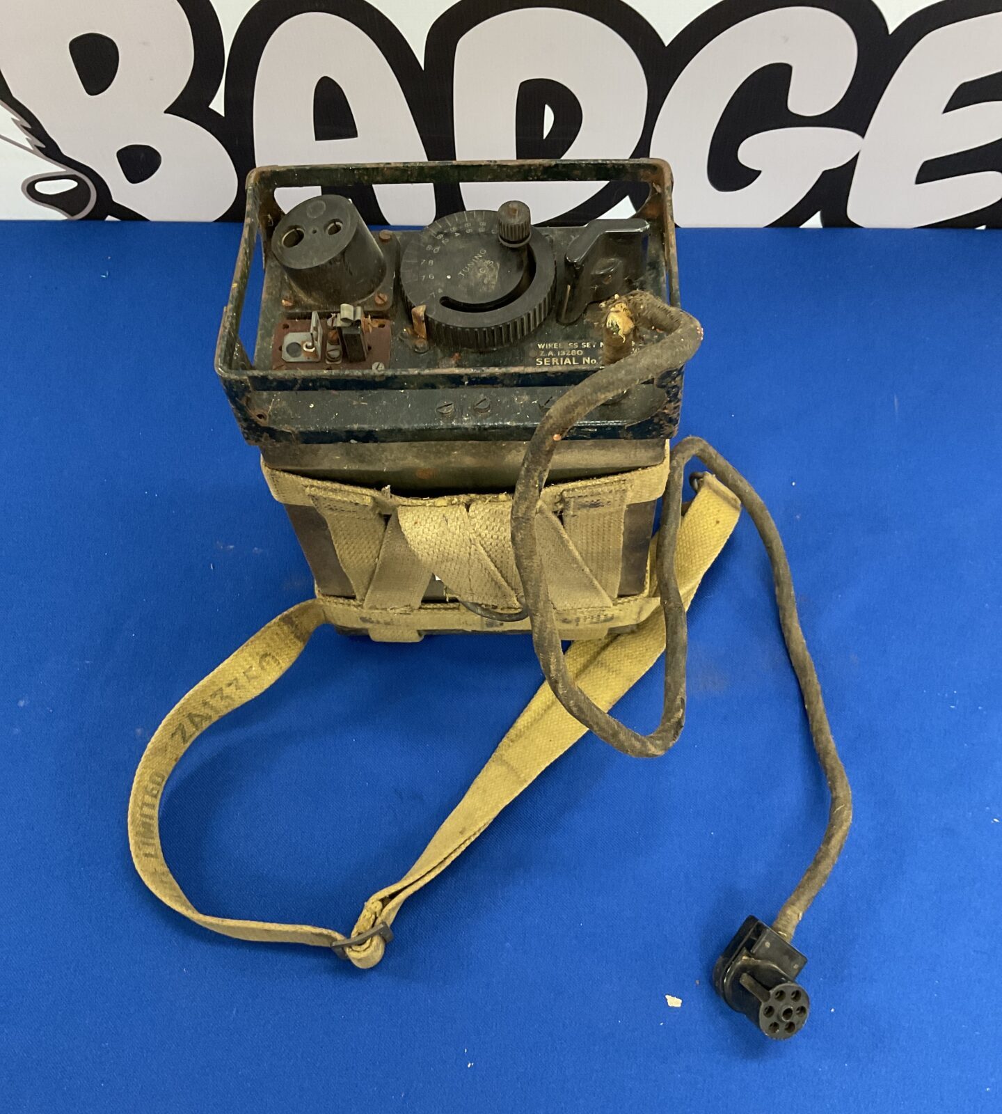 Ww2 British Army Wireless set No38 MkIl Za13280 with webbing harness ...