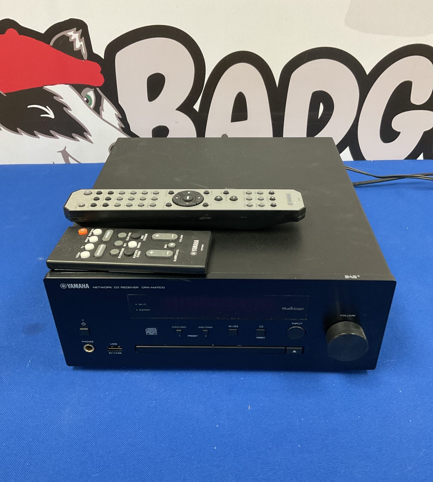 Yamaha crx-n4700 network cd receiver with remotes – Badgers Auctions