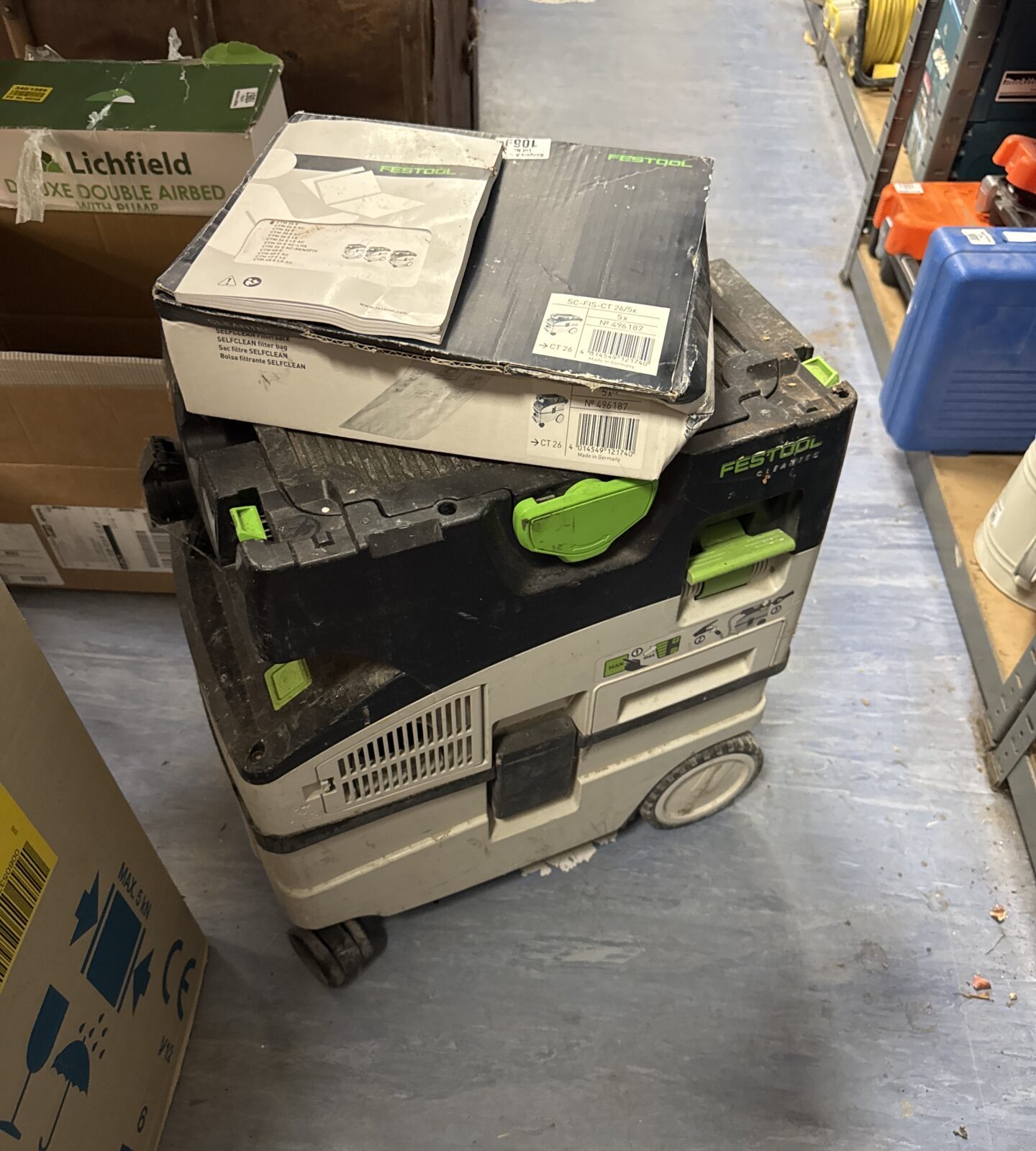 Festool cleantec 110v commercial hoover – working – Badgers Auctions