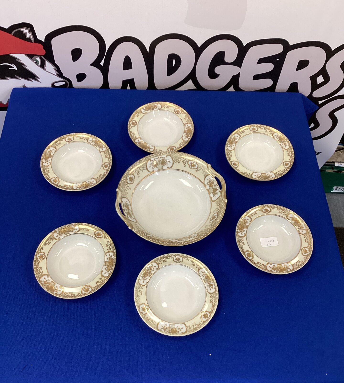Noritake antique Golden Baskets Japanese Porcelain Dish Set – Badgers ...