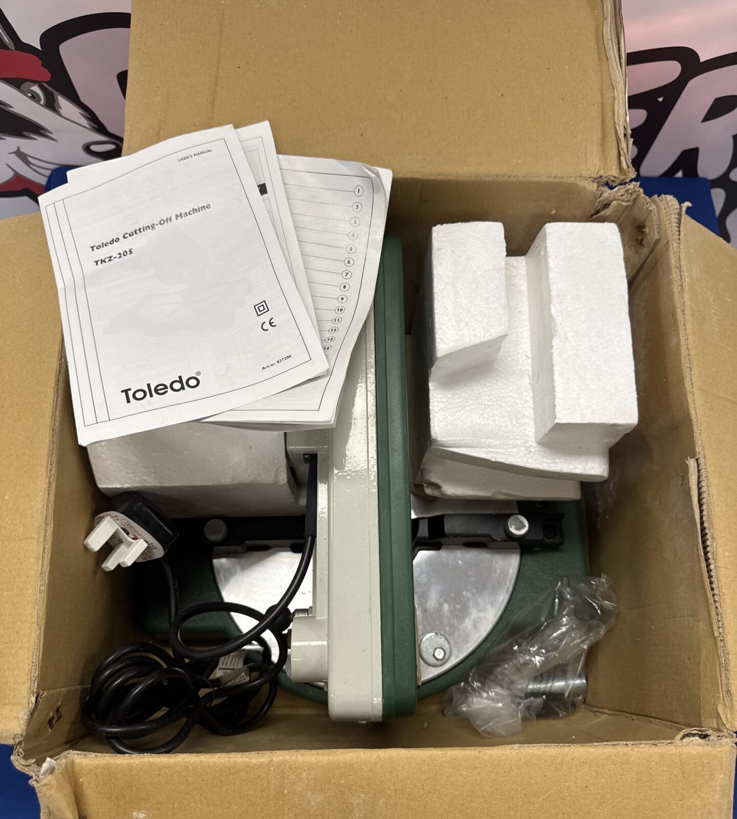 Toledo tkz-205 cutting off machine – untested, appears unused – Badgers ...