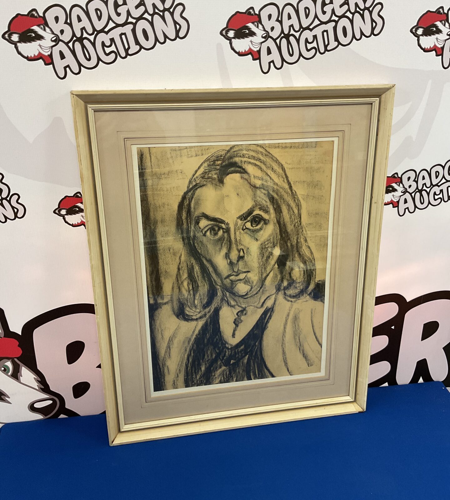 elizabeth rivers mid 20th century pastel portrait of a lady – Badgers ...