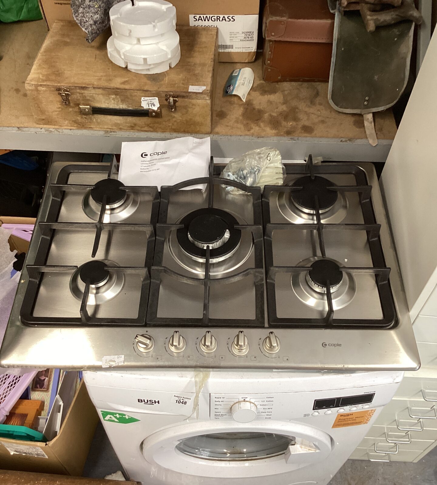 Caple Gas Brushed Steel Five Burner Hob as new – Badgers Auctions