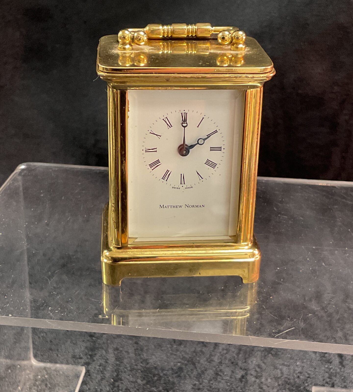 2.5” Mathew Norman Brass Carriage Clock – Badgers Auctions | On-site ...