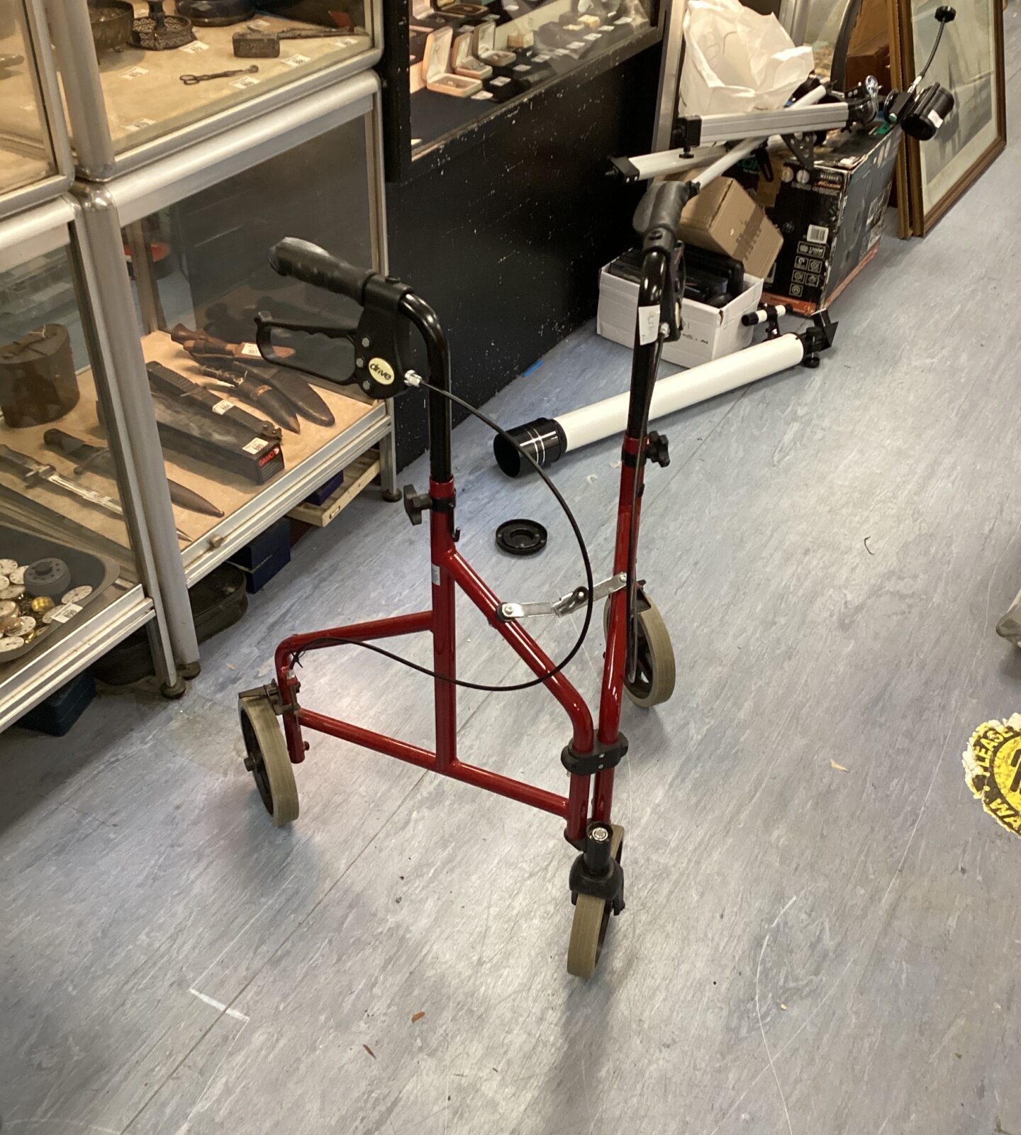 Drive folding walking assistance walker – Badgers Auctions