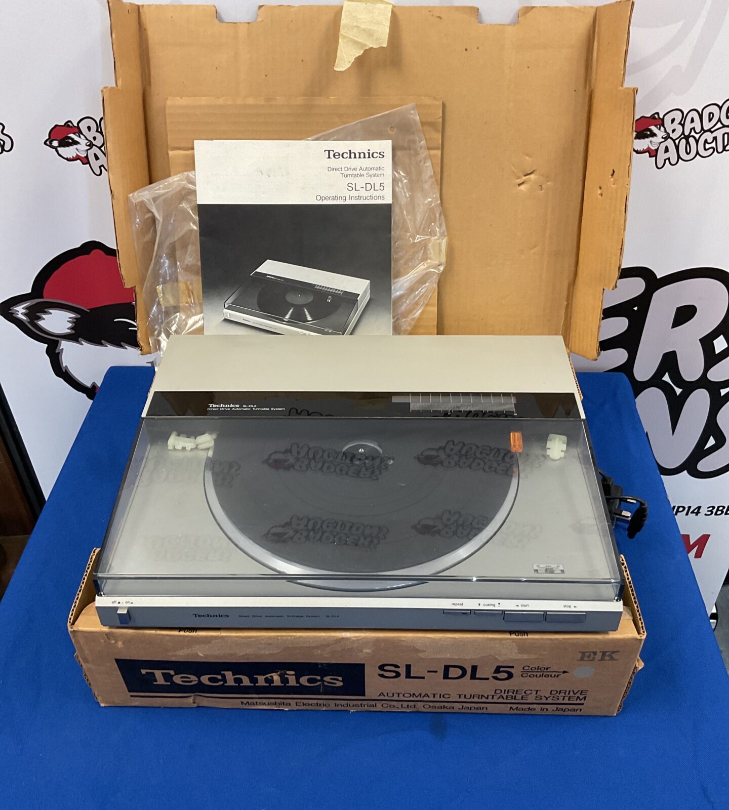 Technics sl-dl5 direct drive turntable – Badgers Auctions