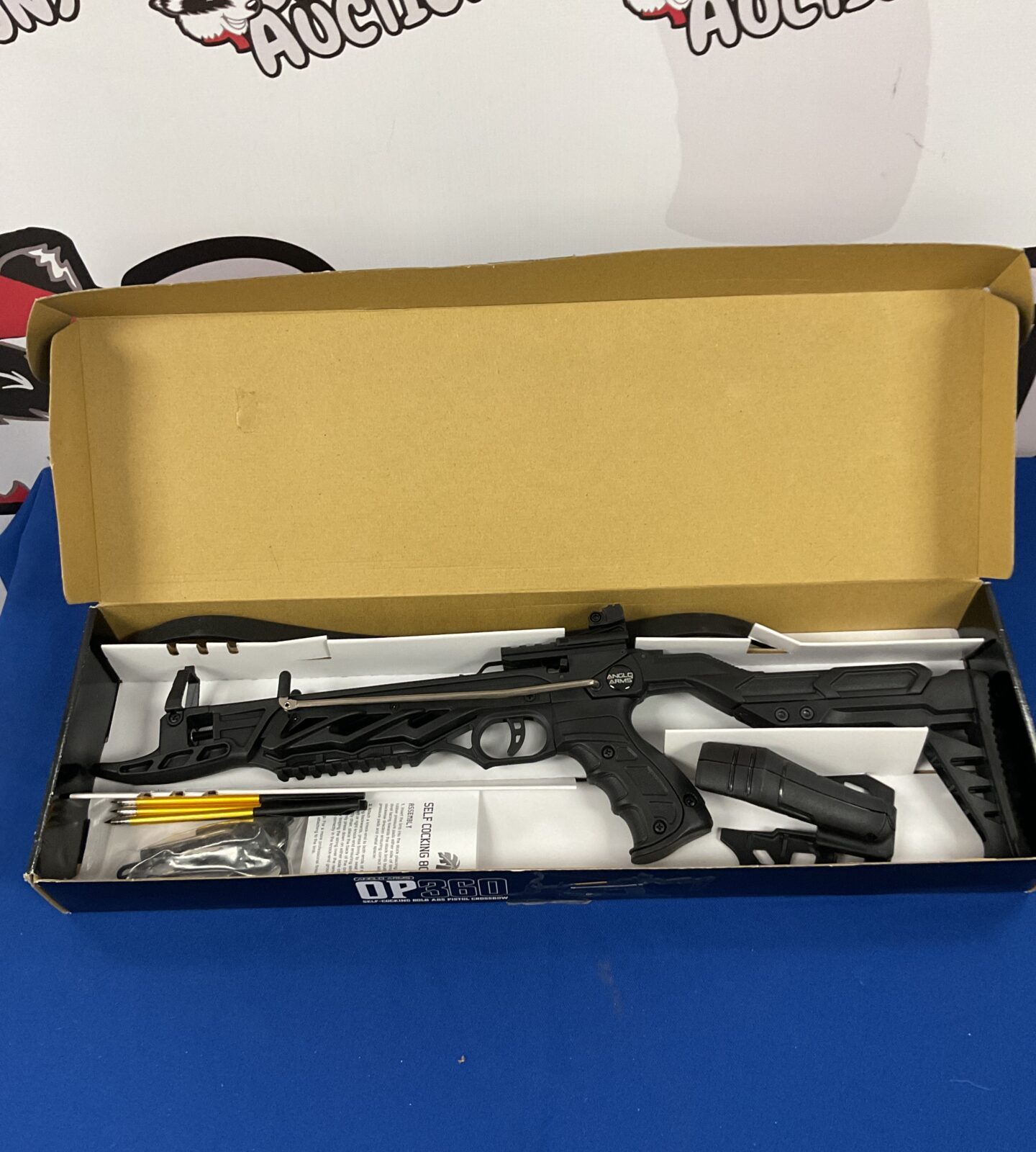 anglo arms op360 pistol crossbow In original box – Badgers Auctions
