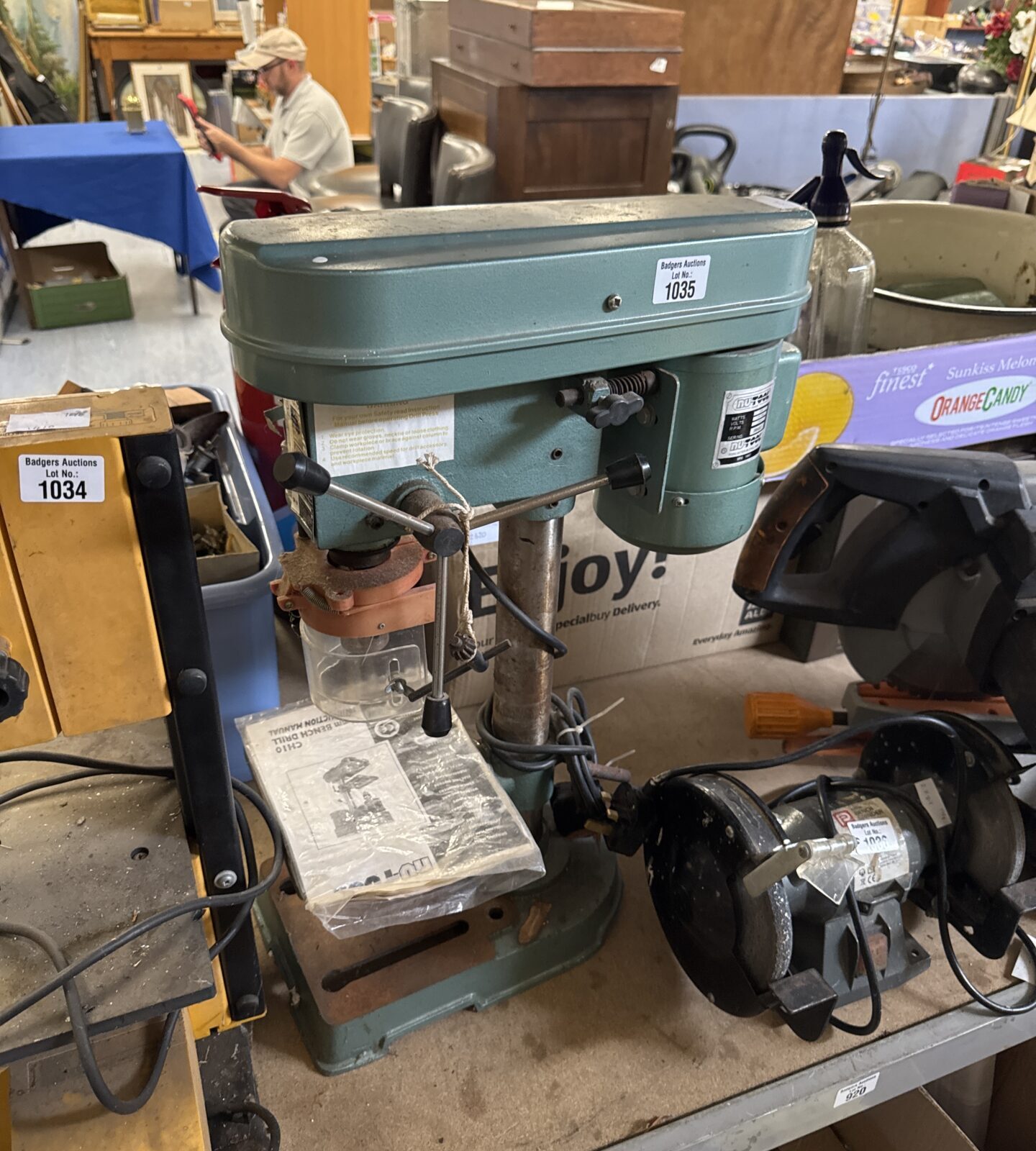 Nu-tool small pillar drill – Badgers Auctions