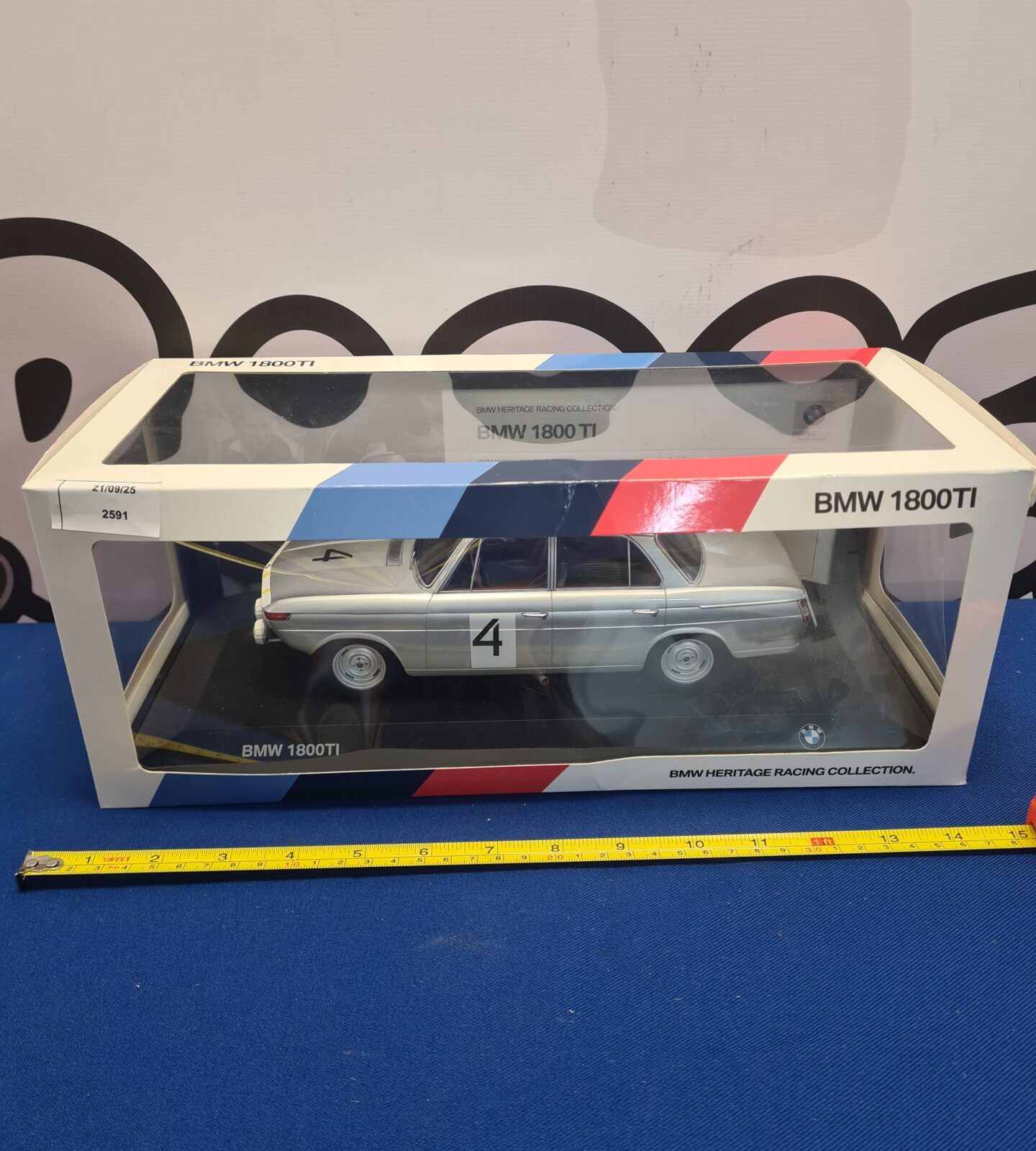 Original BMW Heritage Racing Collection Bmw 1800TI Diecast Model In Box ...