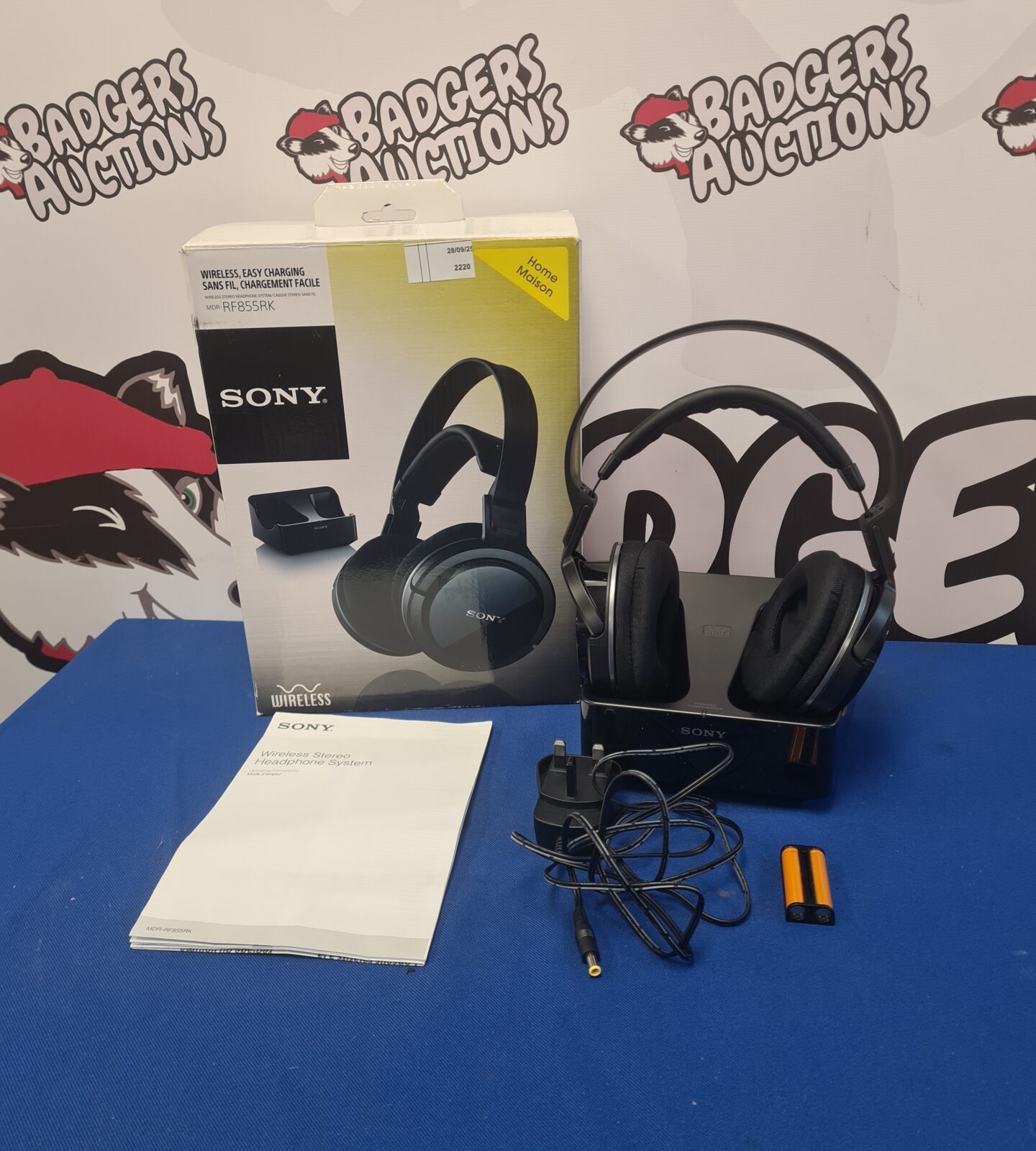 Boxed Sony Wireless Headphones MDR-RF855RK – Badgers Auctions