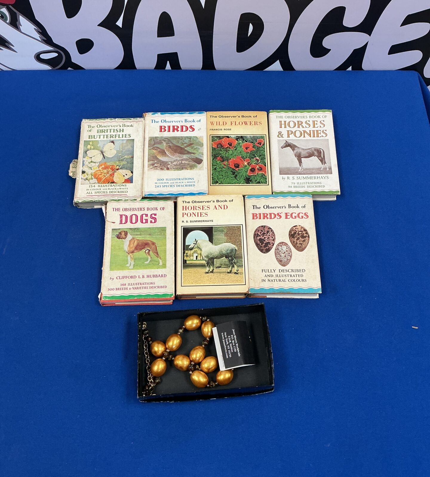 Collection of Illustrated Observer Books plus necklace – Badgers Auctions