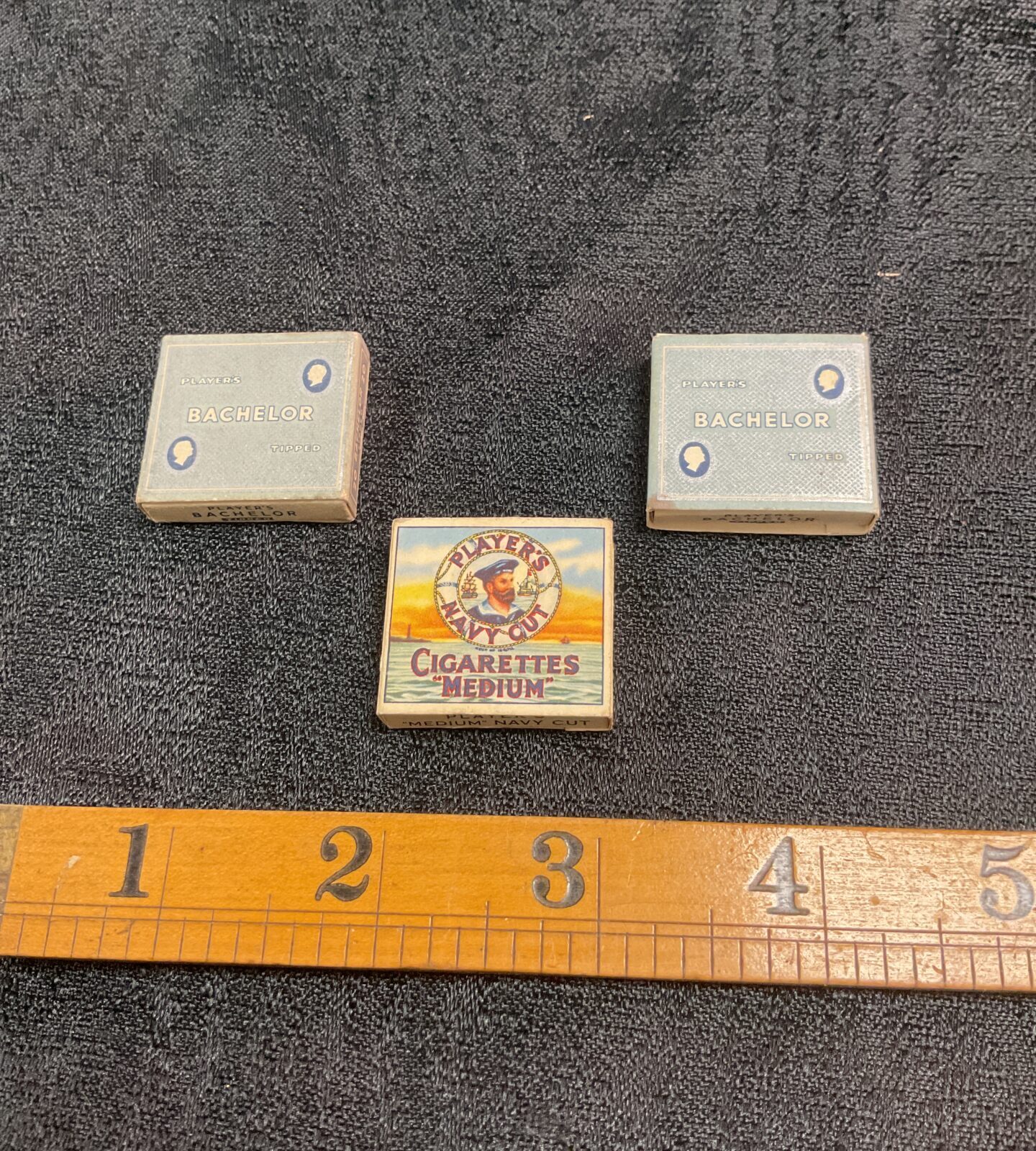 Three miniature Cigarette Packets Two Bachelor and Players – Badgers ...