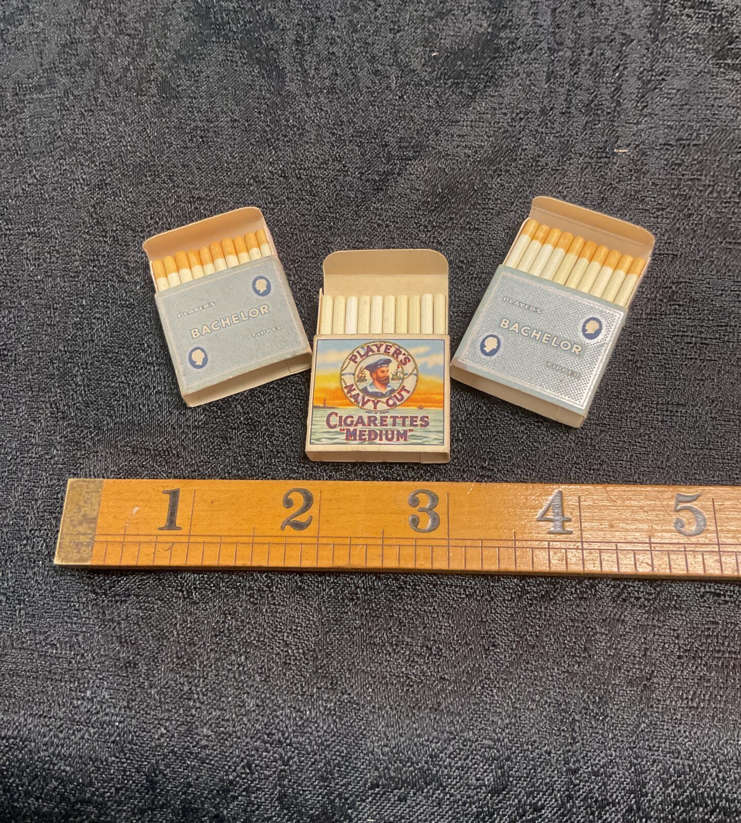 Three miniature Cigarette Packets Two Bachelor and Players – Badgers ...