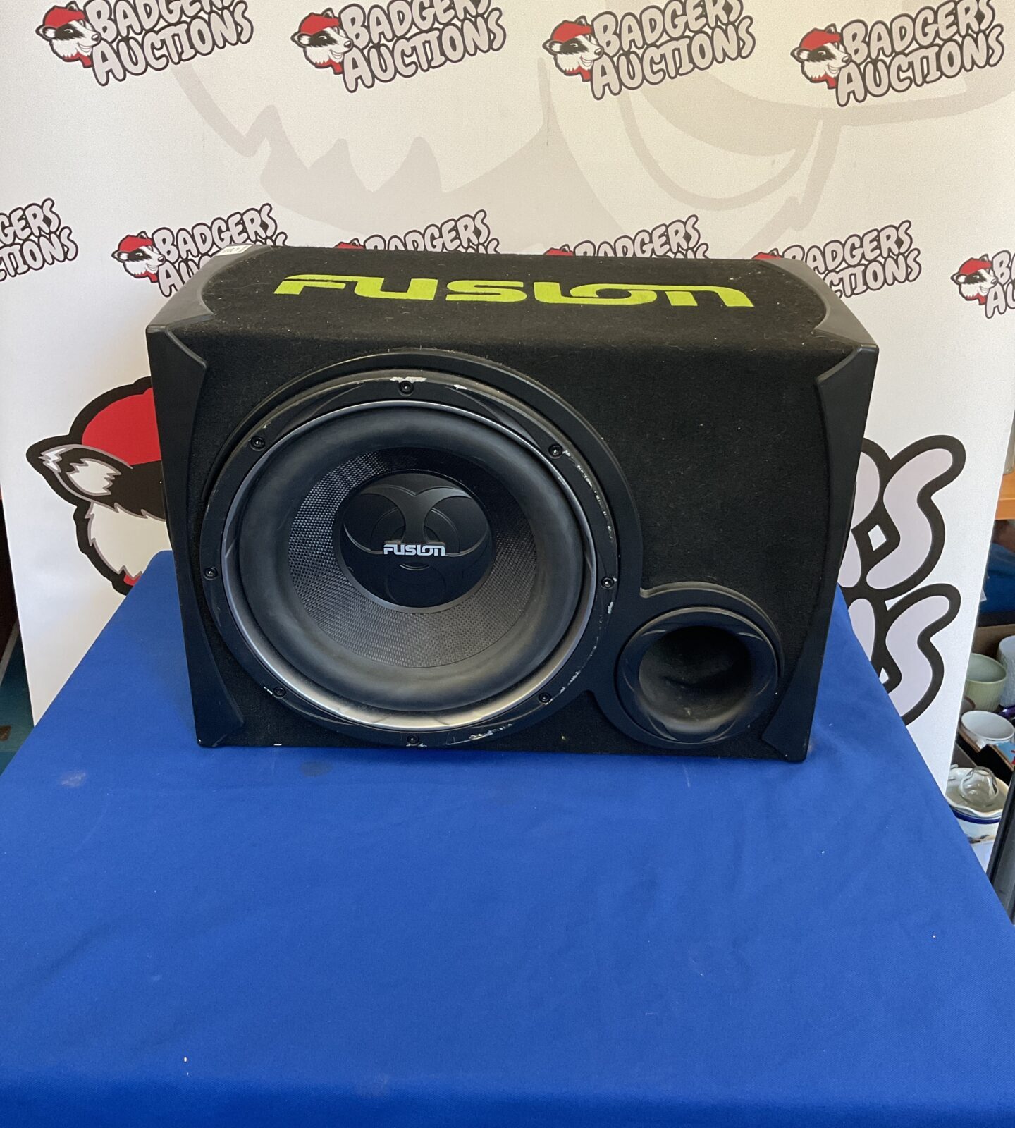 Fusion 12” car subwoofer – Badgers Auctions