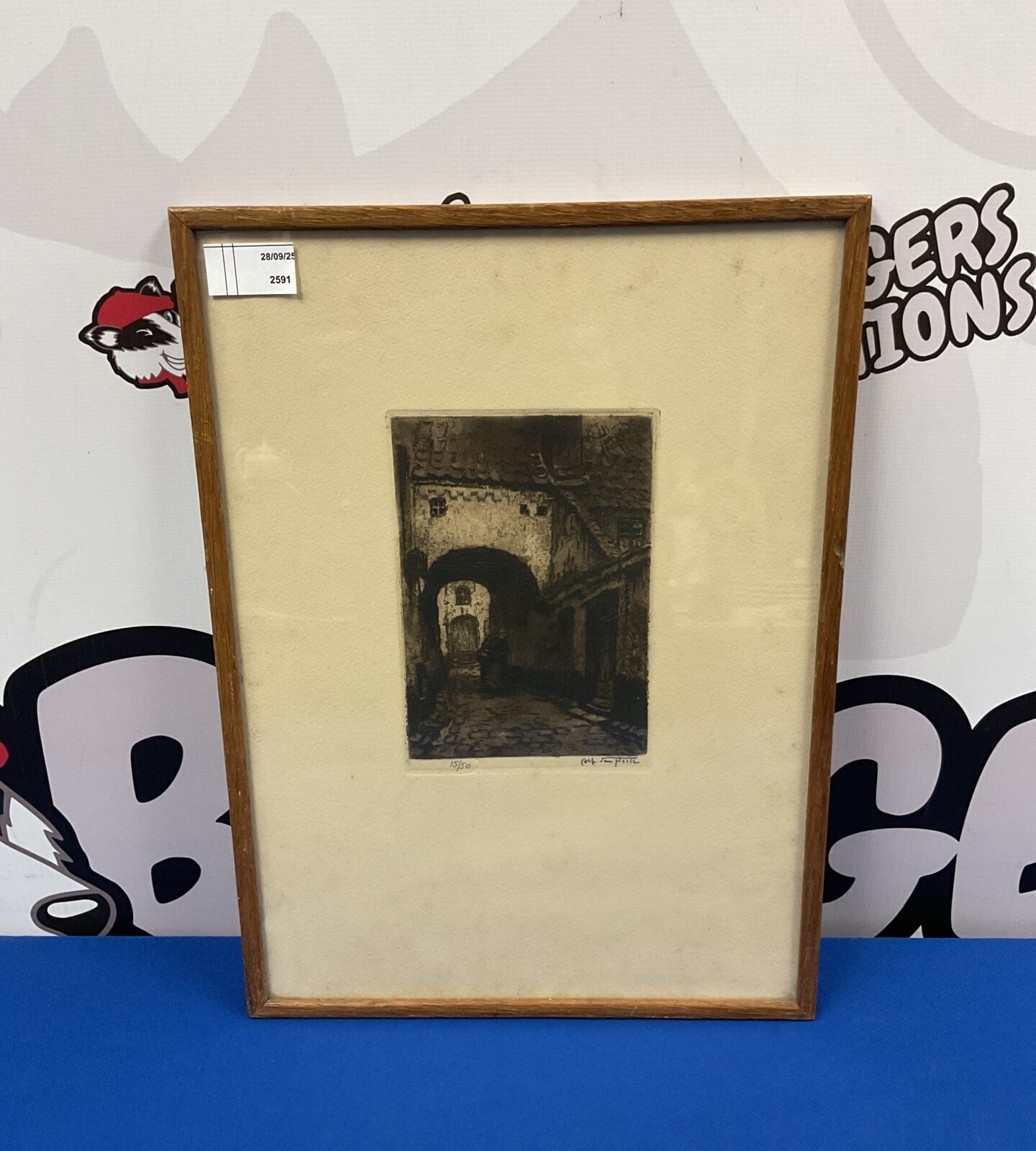 Alfred van neste 1874-1969 signed limited edition etching of woman i ...