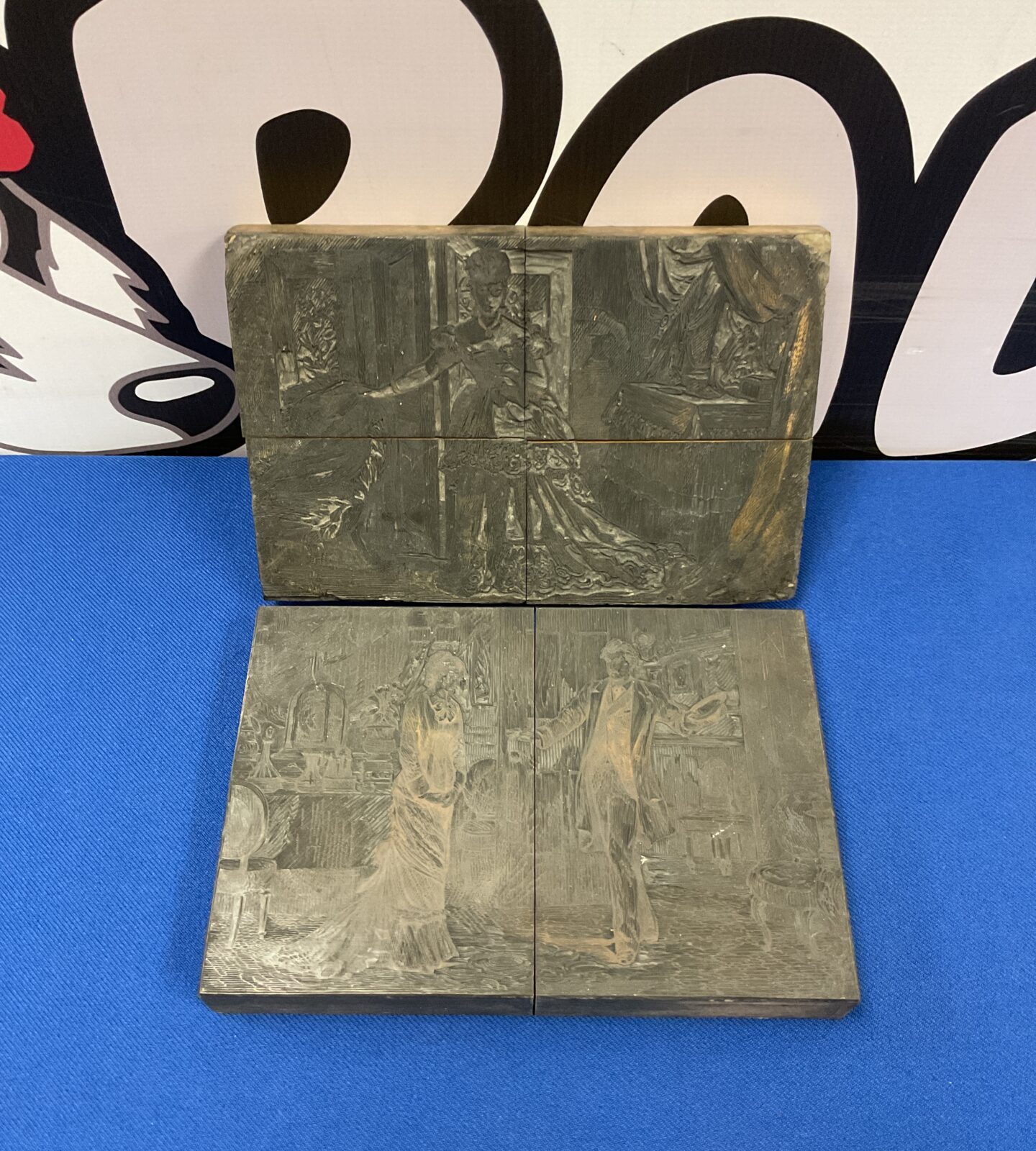 Two antique printers blocks by r j brett & p w williamson – Badgers ...