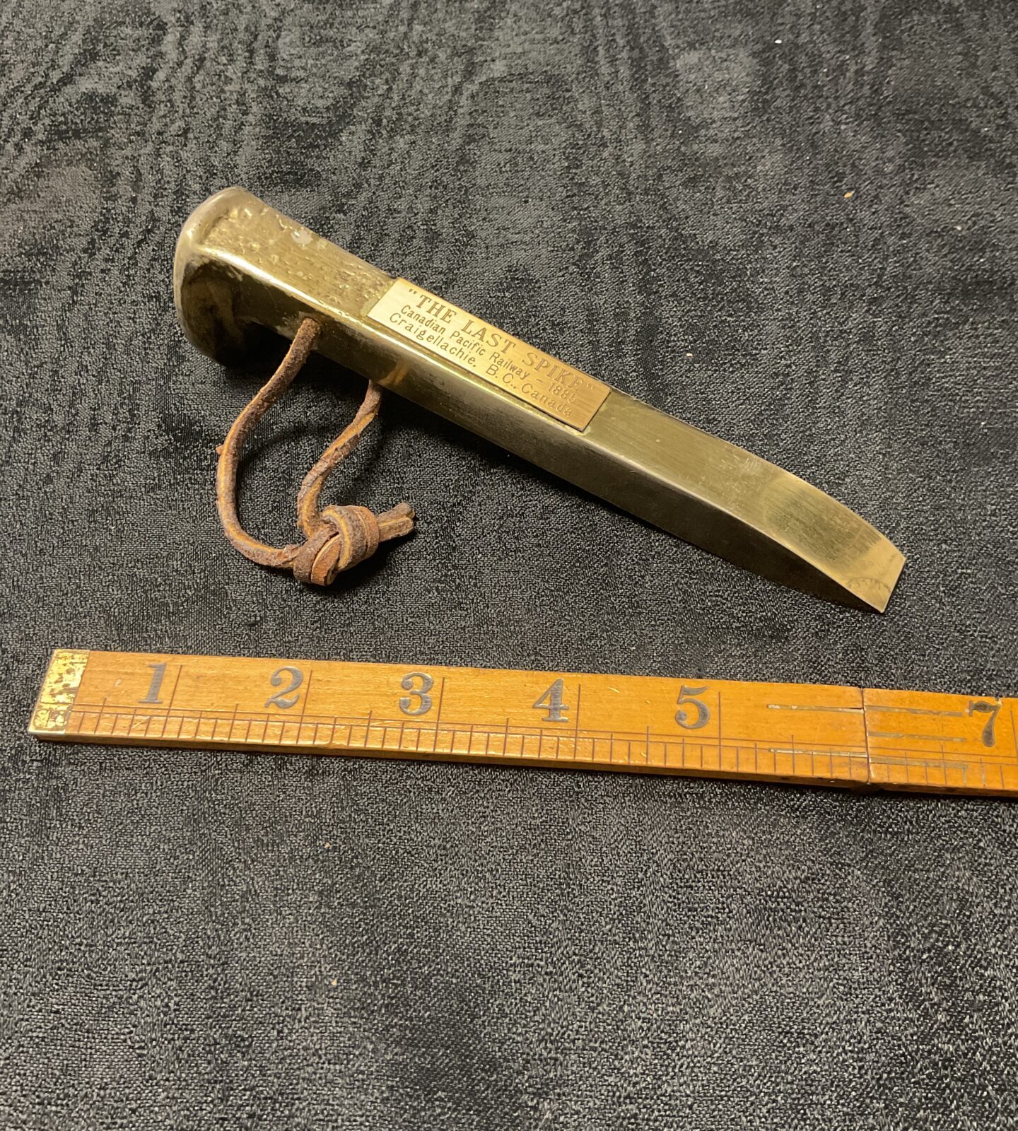 Canadian Pacific Railway Last Spike – 1885 – Badgers Auctions