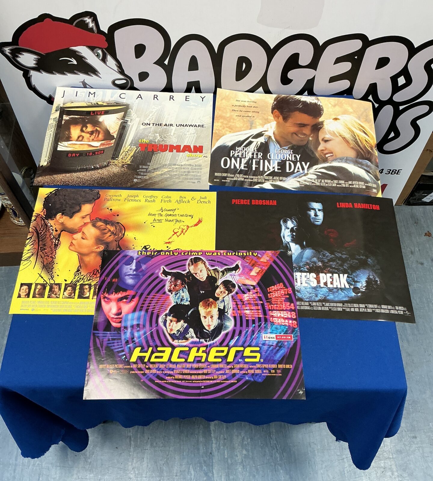 Collection of classic Film Posters inc The Hackers – Badgers Auctions
