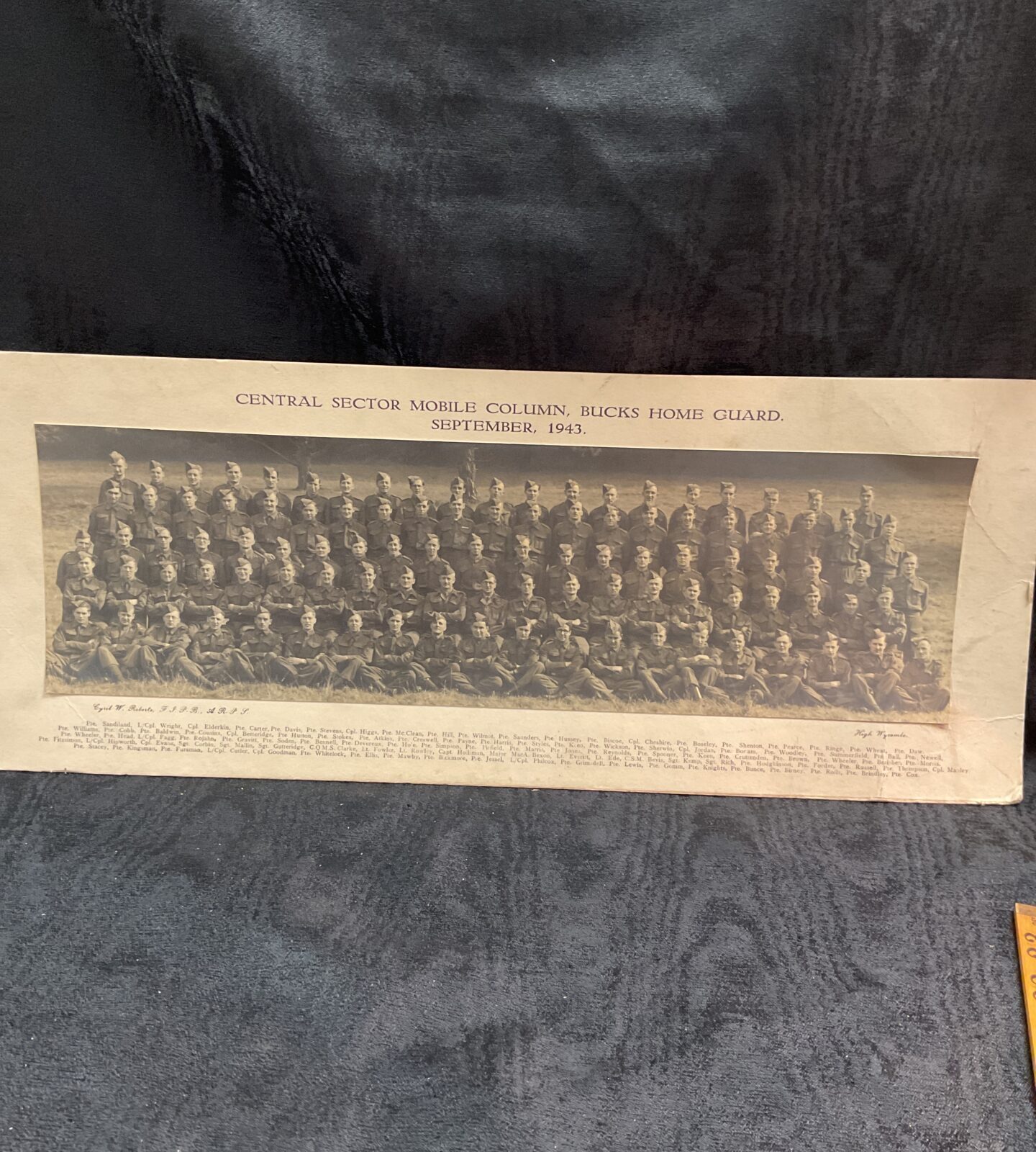 Photo of central sector mobile column bucks home guard 1943 – Badgers ...