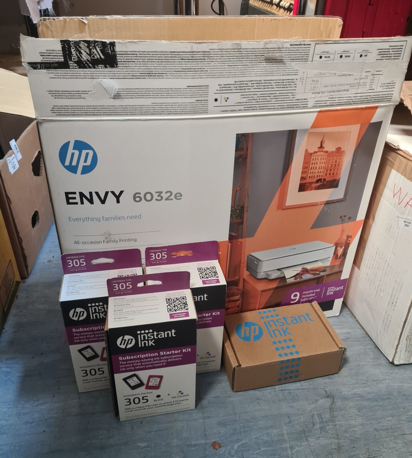 Hp Envy 6032e Printer With Ink – Badgers Auctions