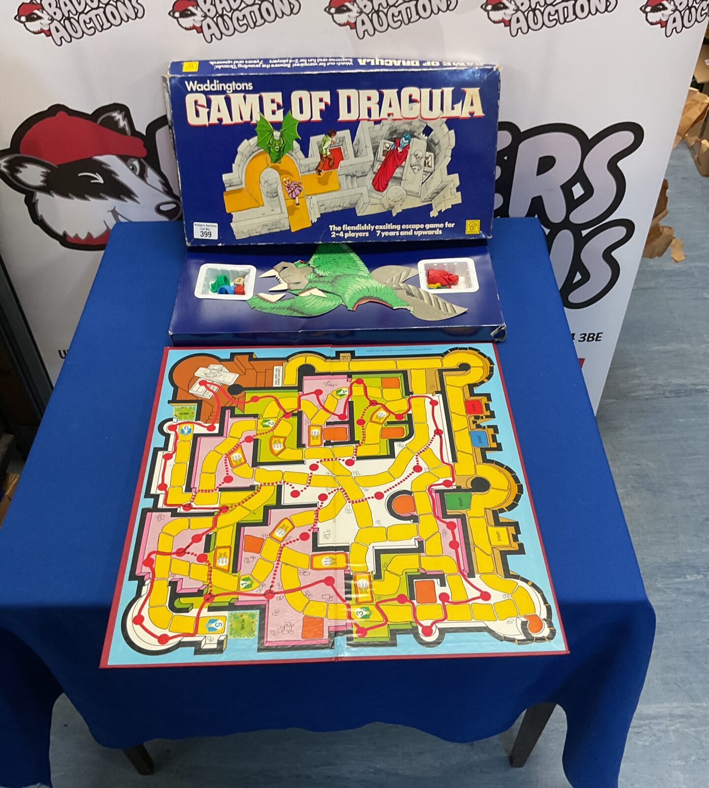 Retro Boxed Waddingtons Game Of Dracula Board Game Complete – Badgers ...