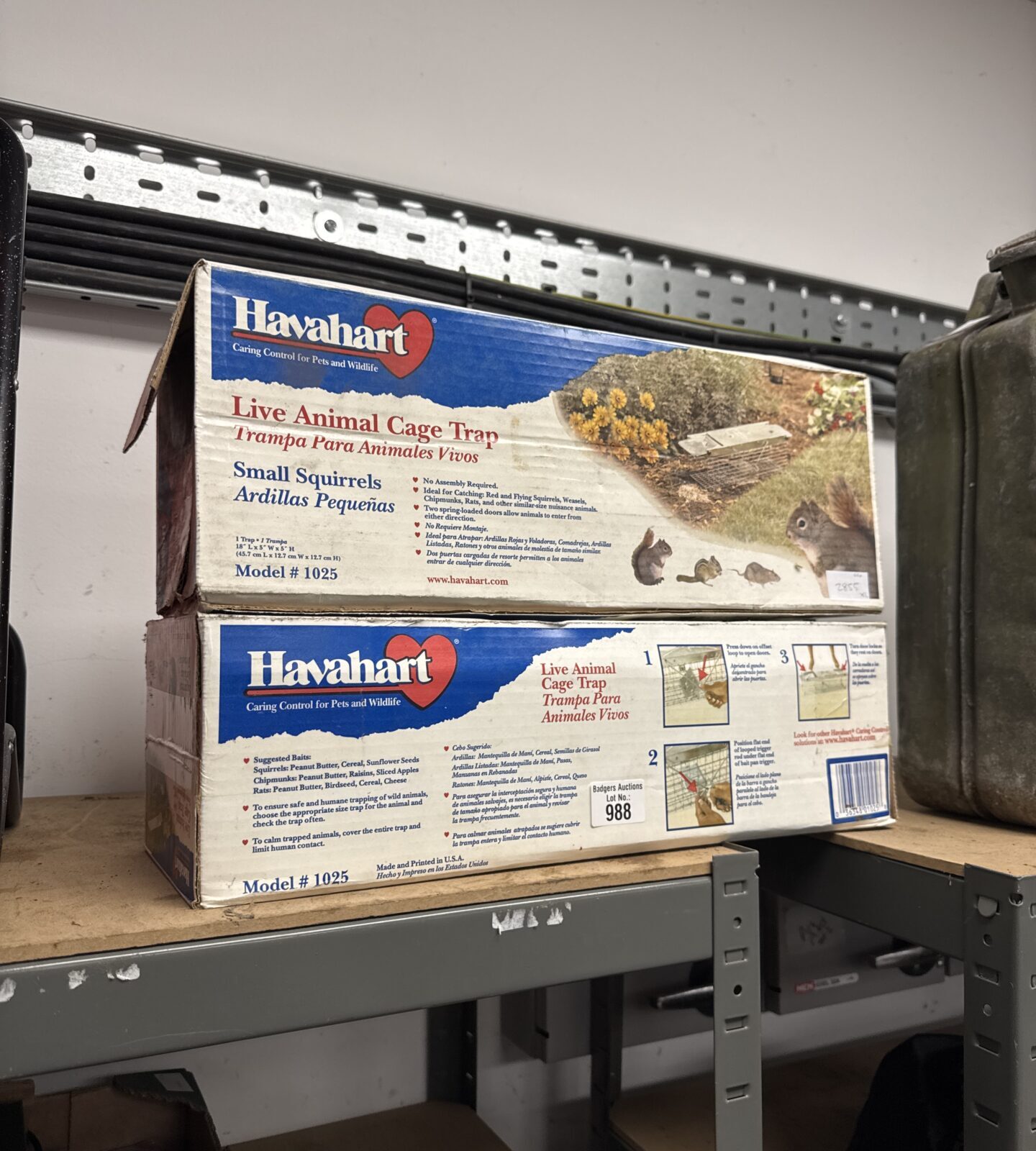 Two havahart humane rodent traps – Badgers Auctions
