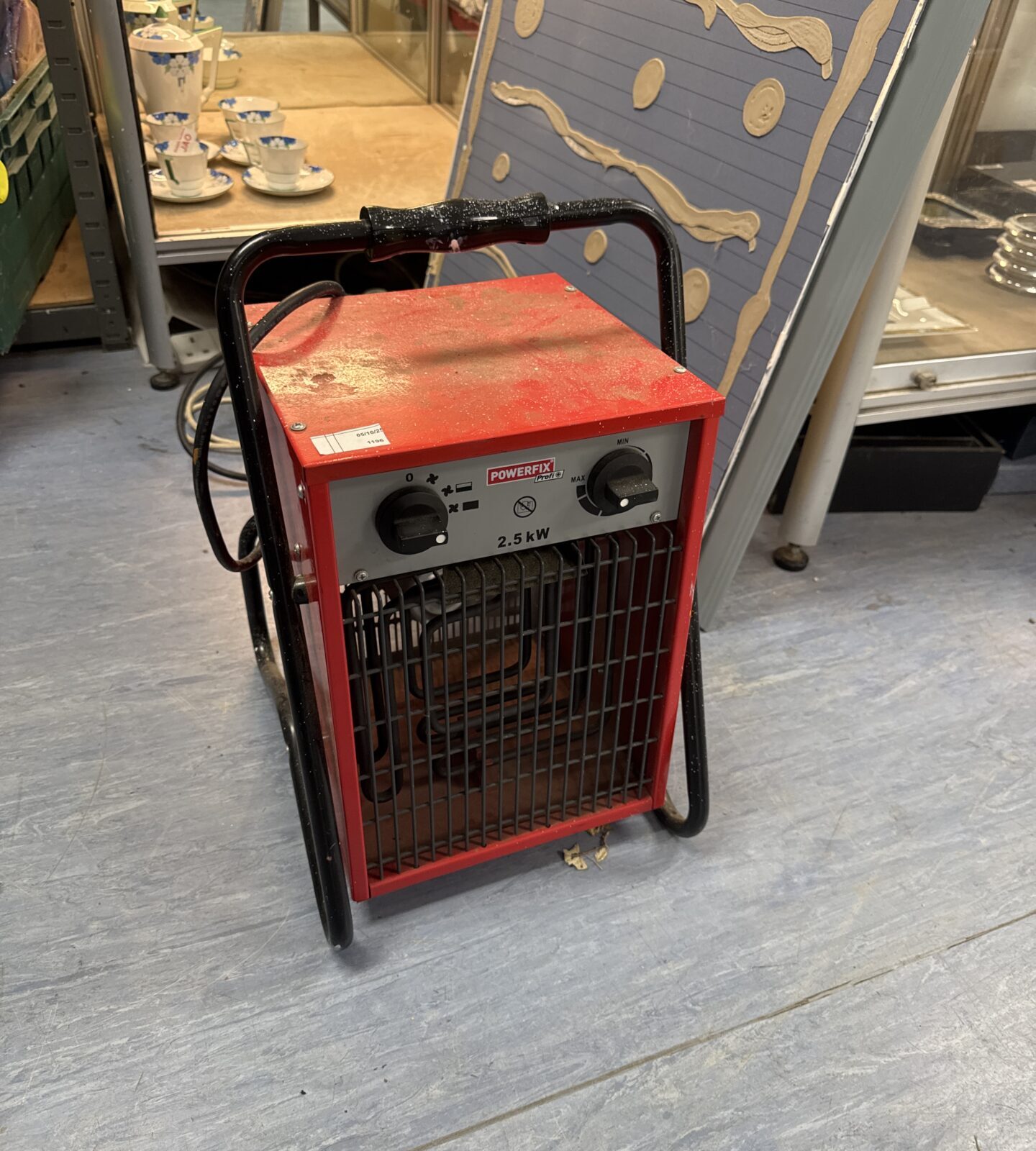 Profix profi+ 2.5kw space heater – working but only one speed setting ...