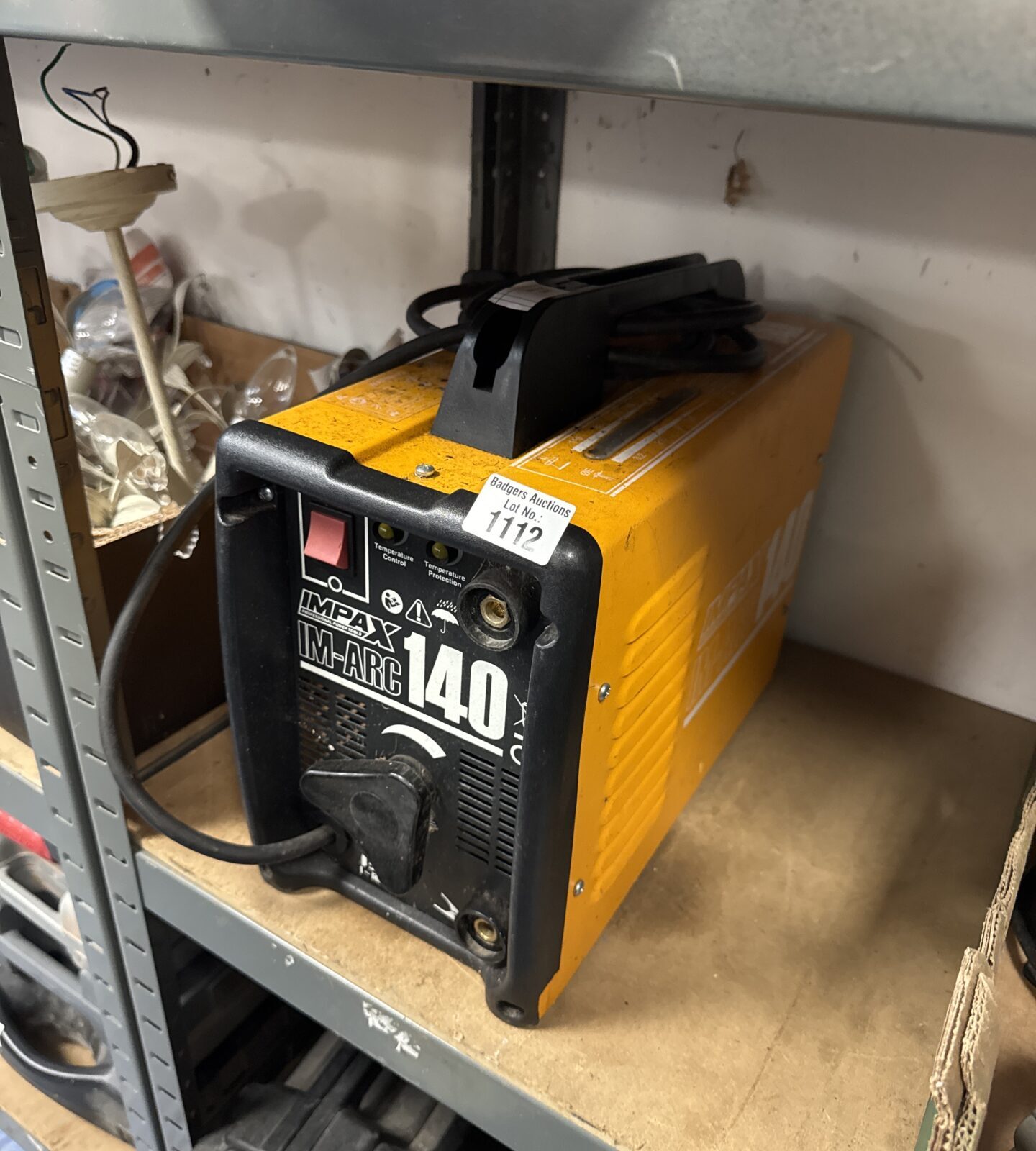 Impax IM-Arc 140 portable welder – untested – Badgers Auctions