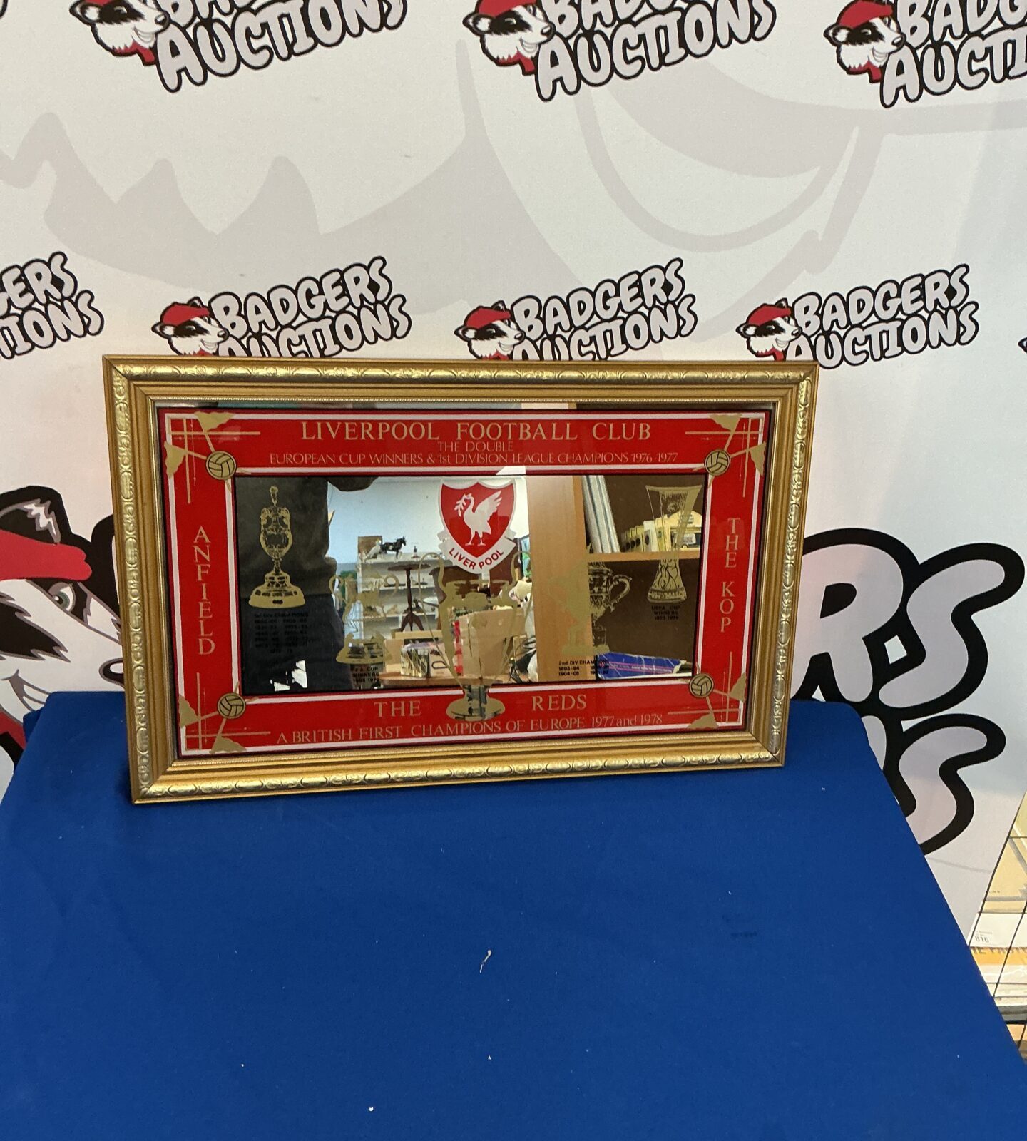 Liverpool FC mirror – Badgers Auctions