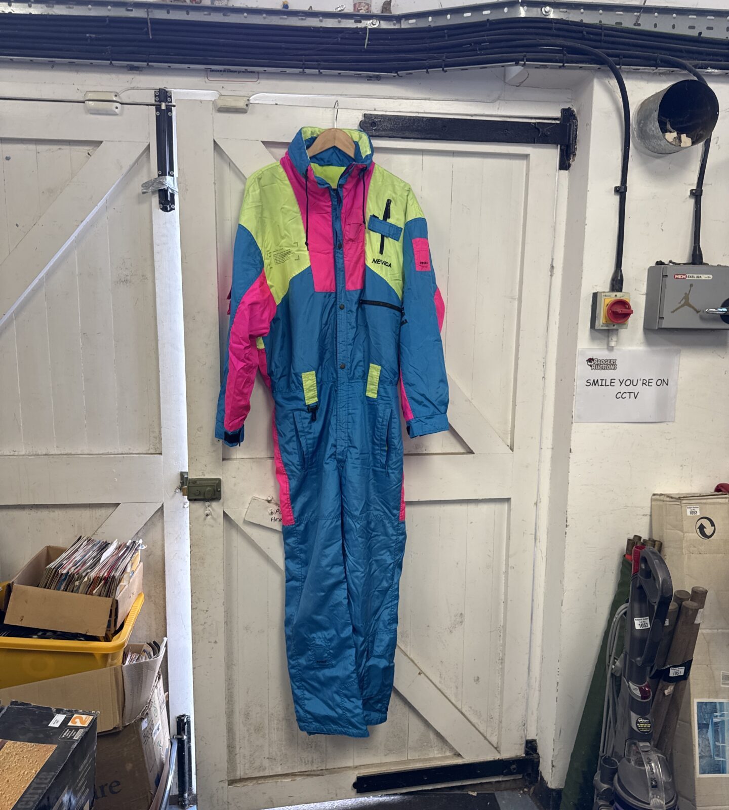 Retro Nevica ski suit with Recco avalanche alarm size M – Badgers Auctions