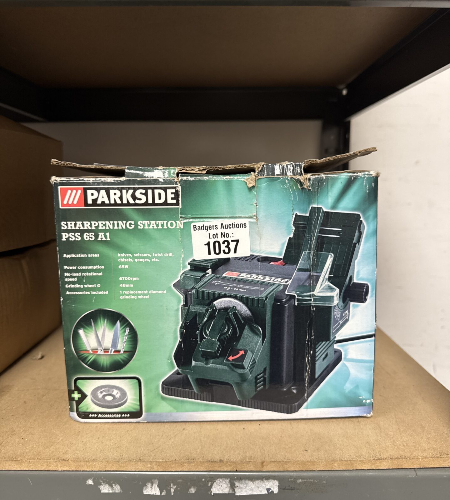 Parkside sharpening tool – Badgers Auctions