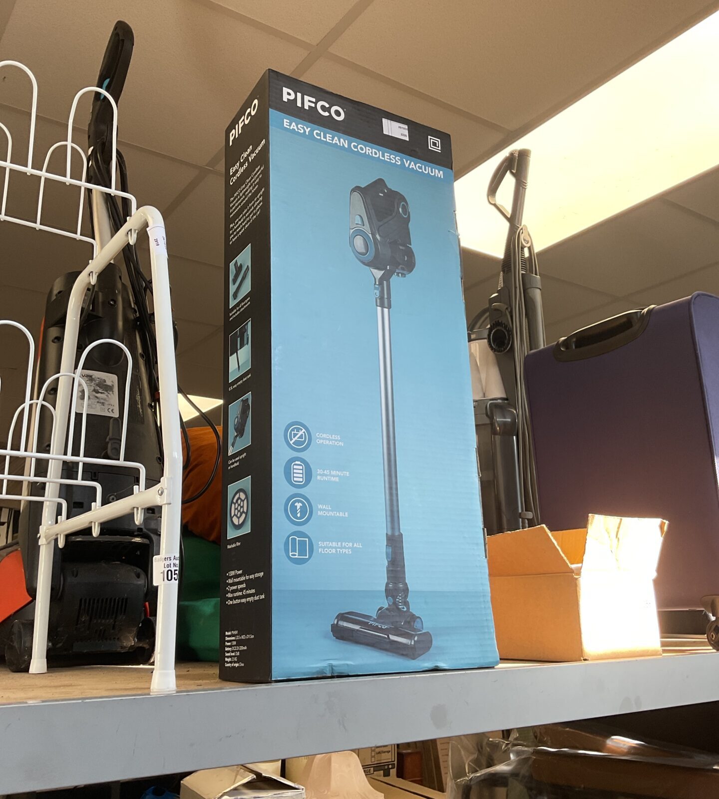 Pifco easy clean cordless vacuum cleaner – Badgers Auctions