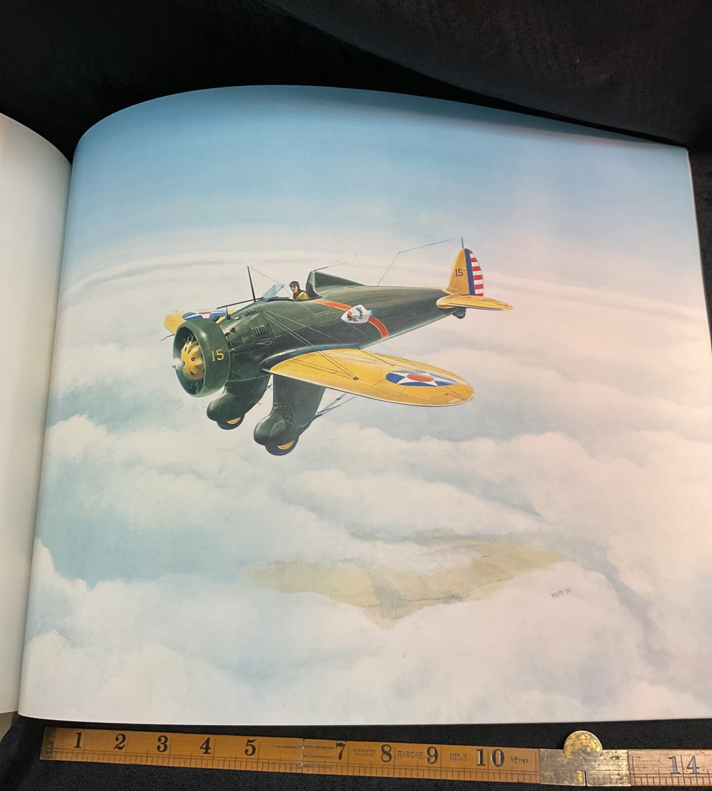 Folder of twelve ready to frame us military aircraft prints 1917-1934 ...