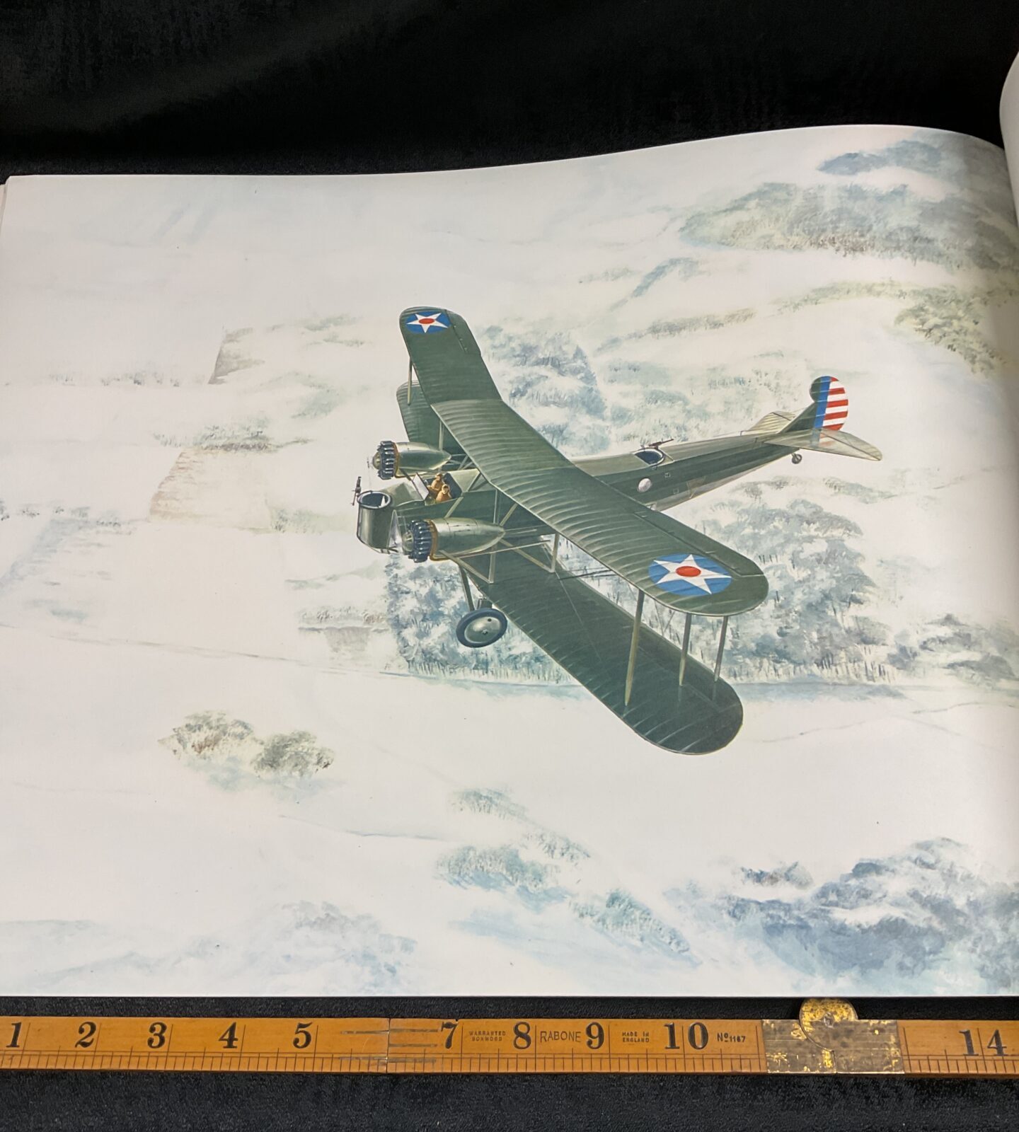 Folder of twelve ready to frame us military aircraft prints 1917-1934 ...
