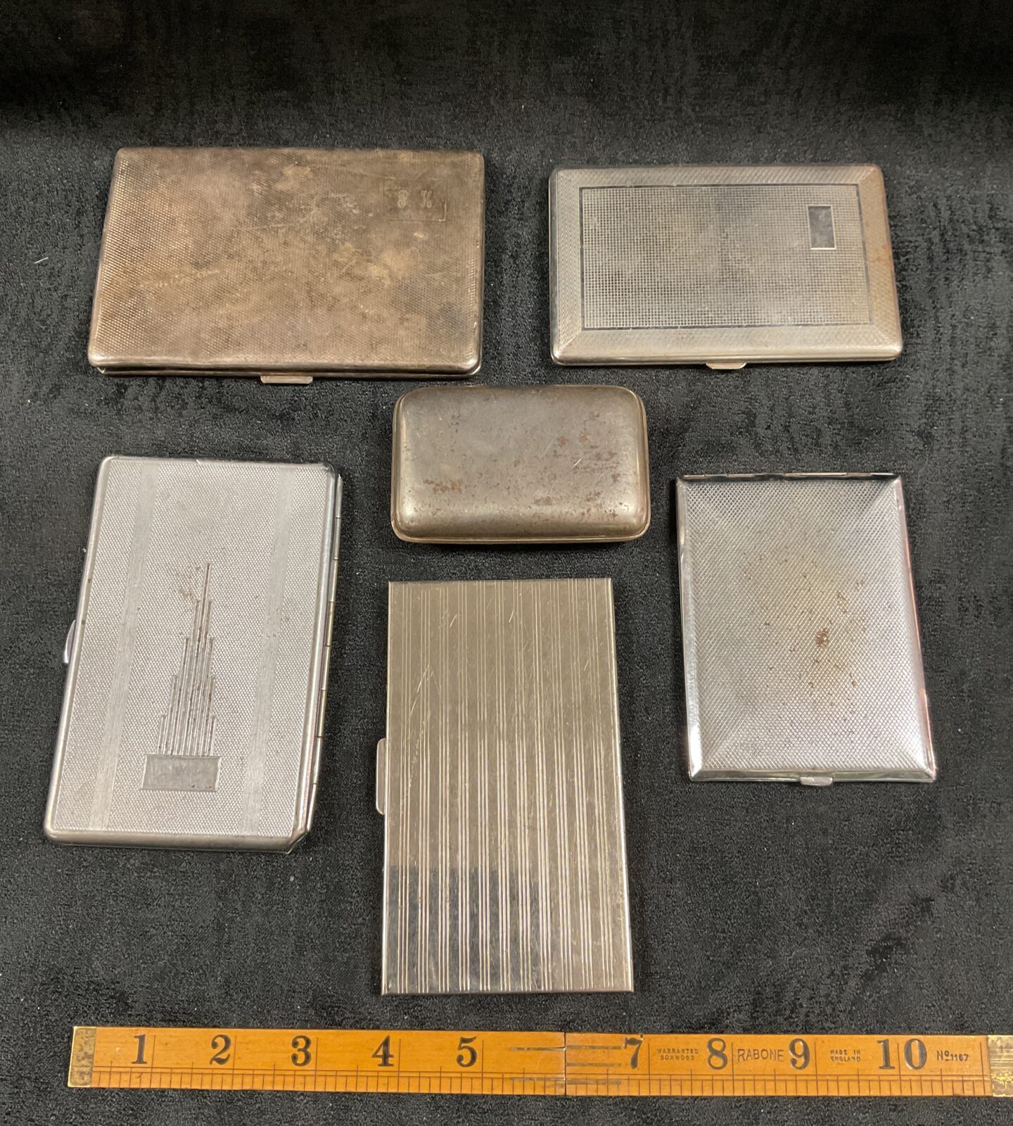 Six Vintage Cigarette Cases – Badgers Auctions
