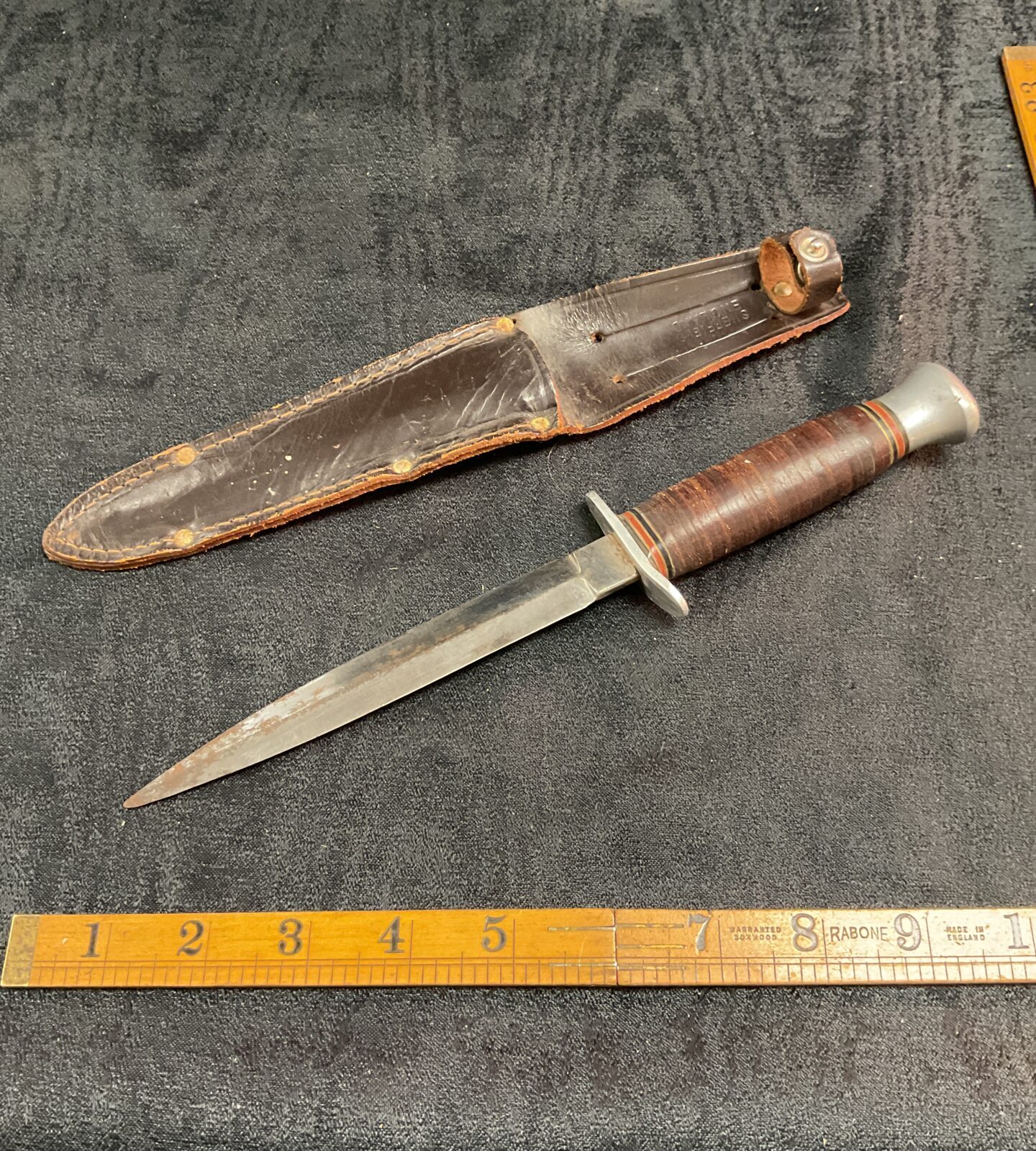 Vintage Stack Leather Sheffield Sheath Knife – Badgers Auctions