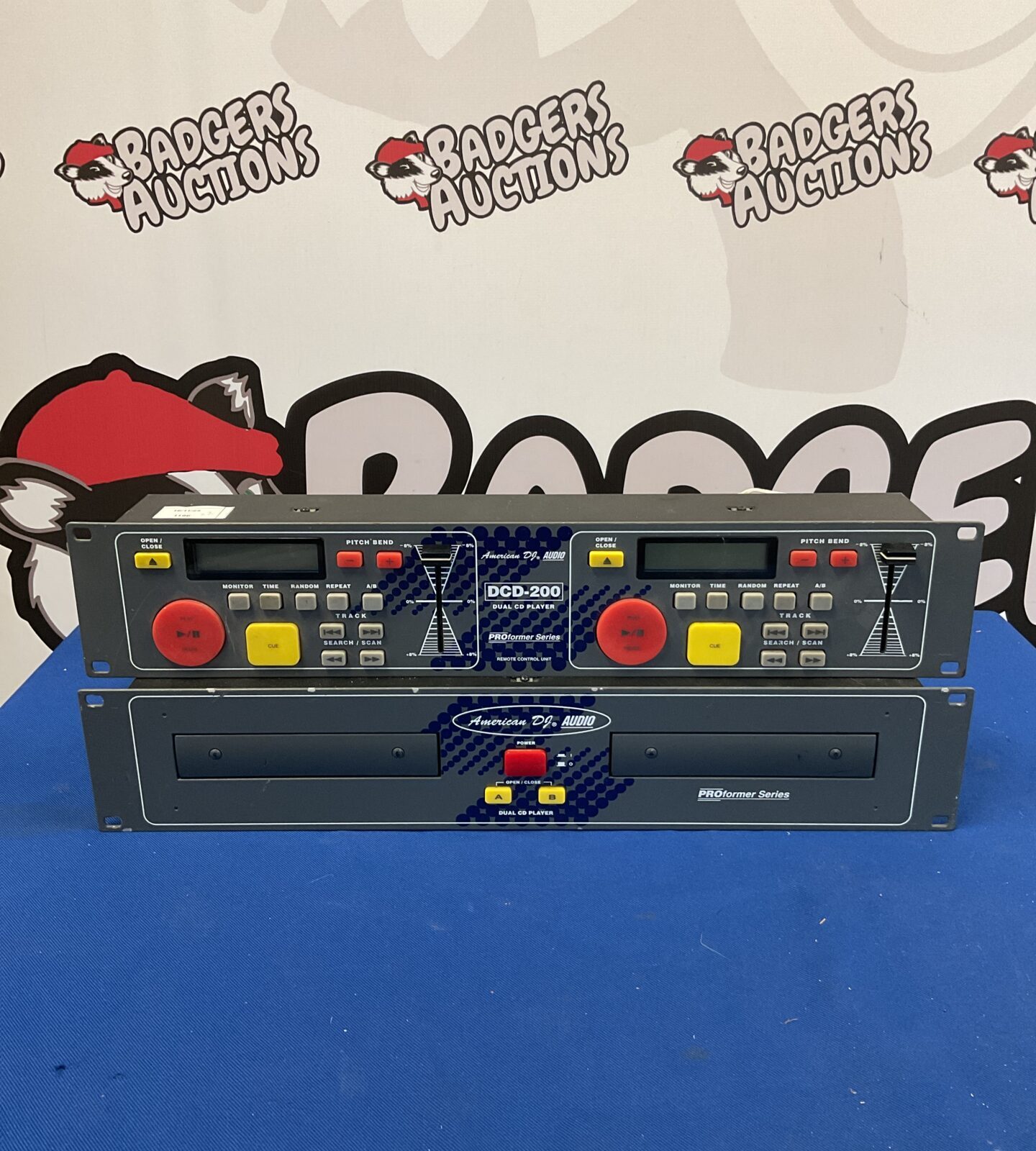 American DJ audio DCD-200 dual CD player and control unit – Badgers ...