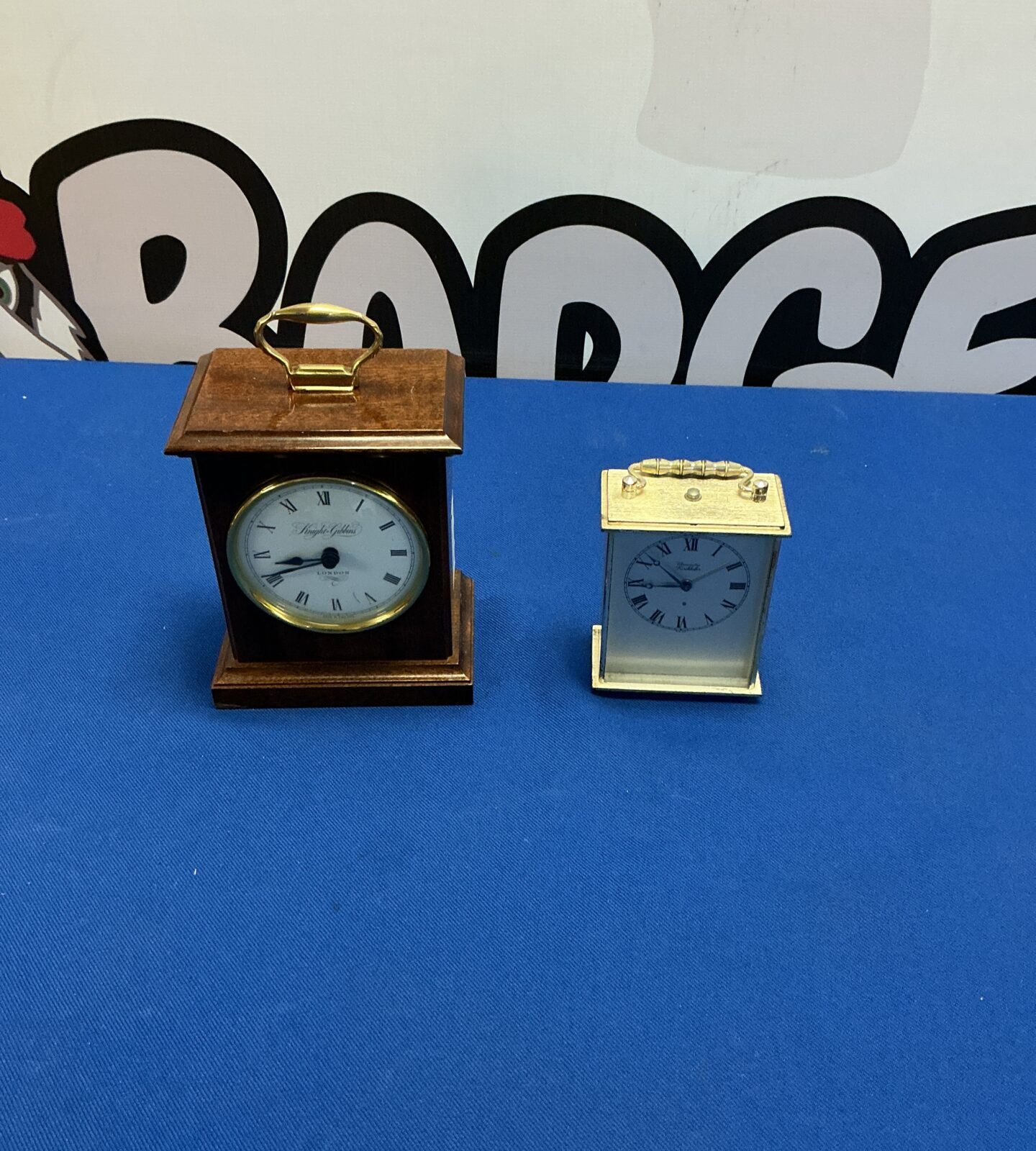 Two carriage clocks inc Knight Gibbons – Badgers Auctions