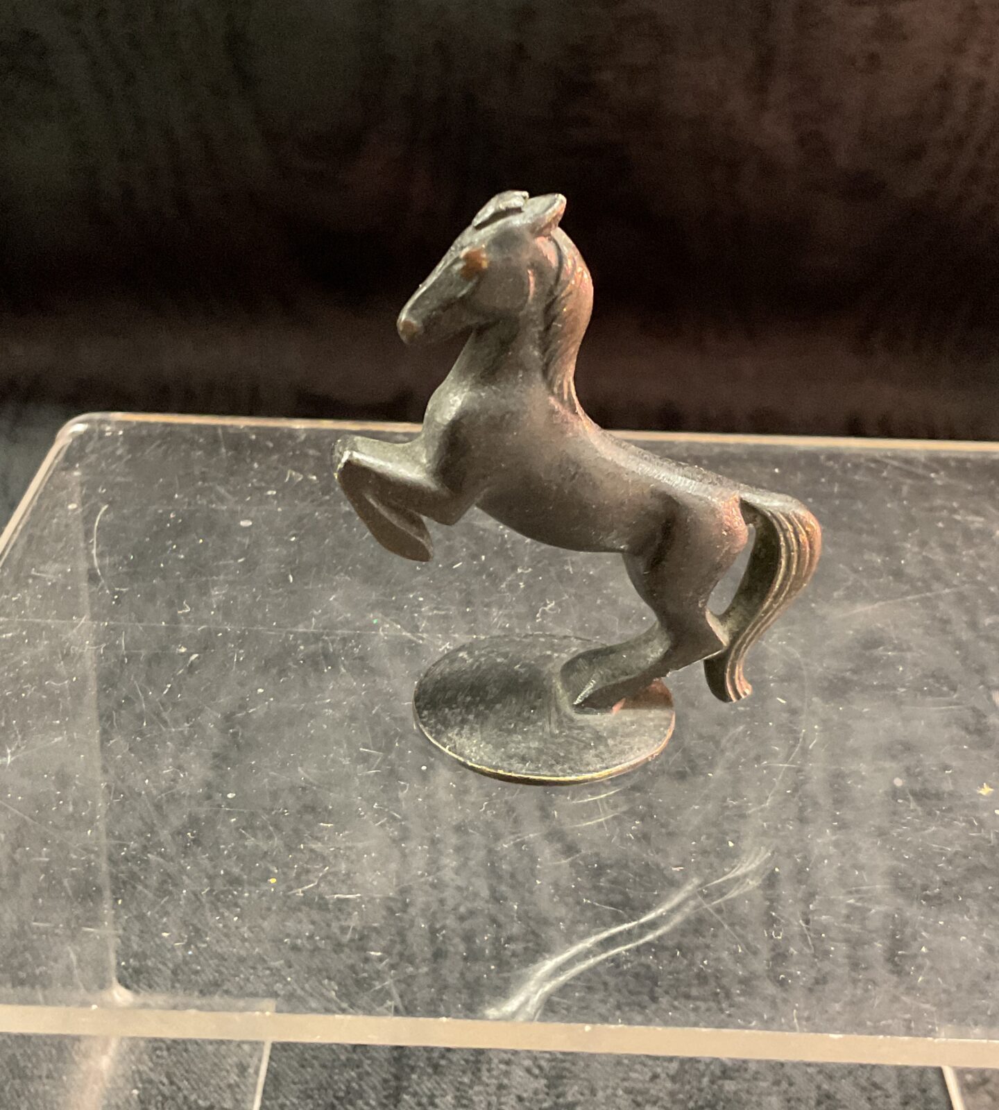 small austrian 2” bronze rearing horse – Badgers Auctions