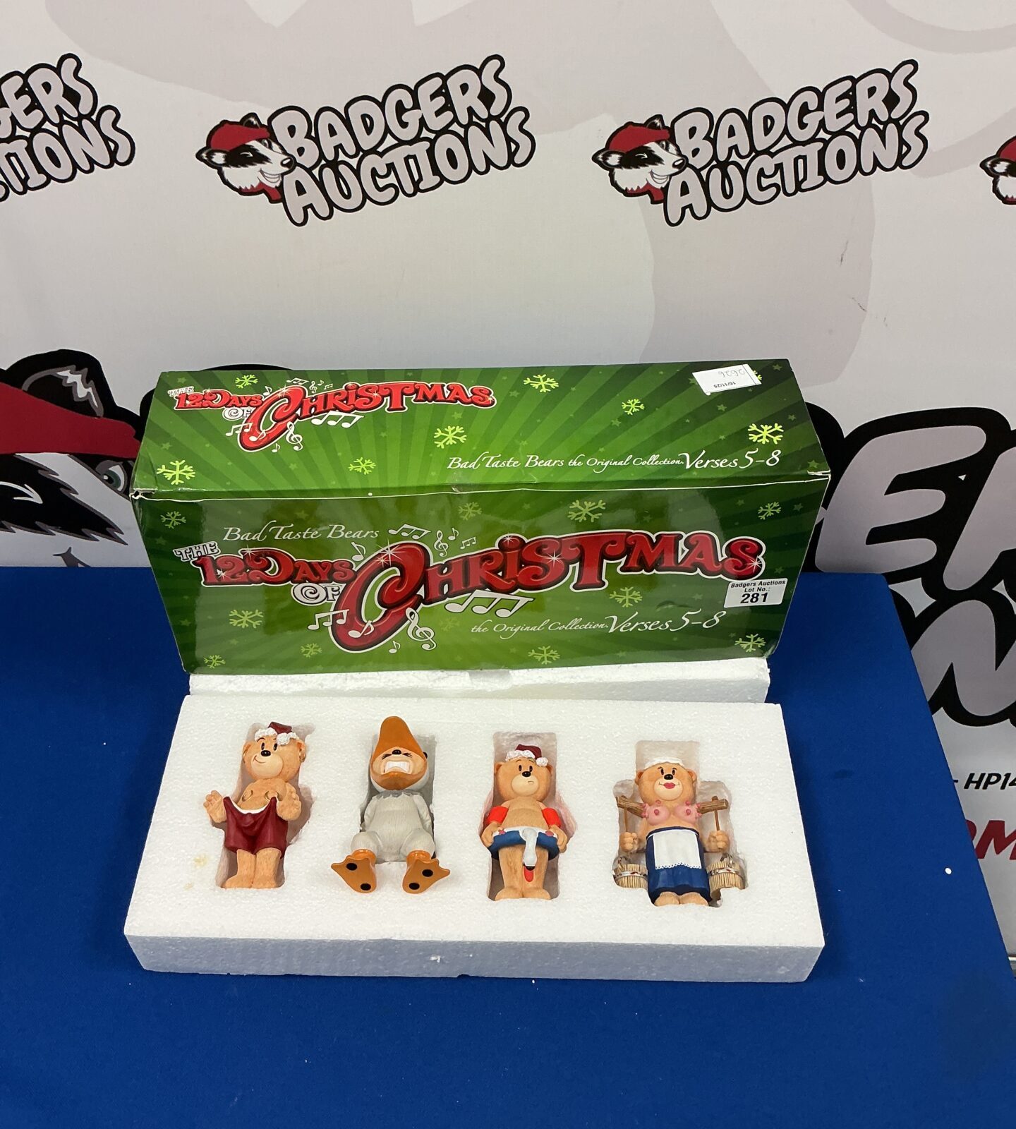 Christmas Bad Taste Bear Figures in box – Badgers Auctions