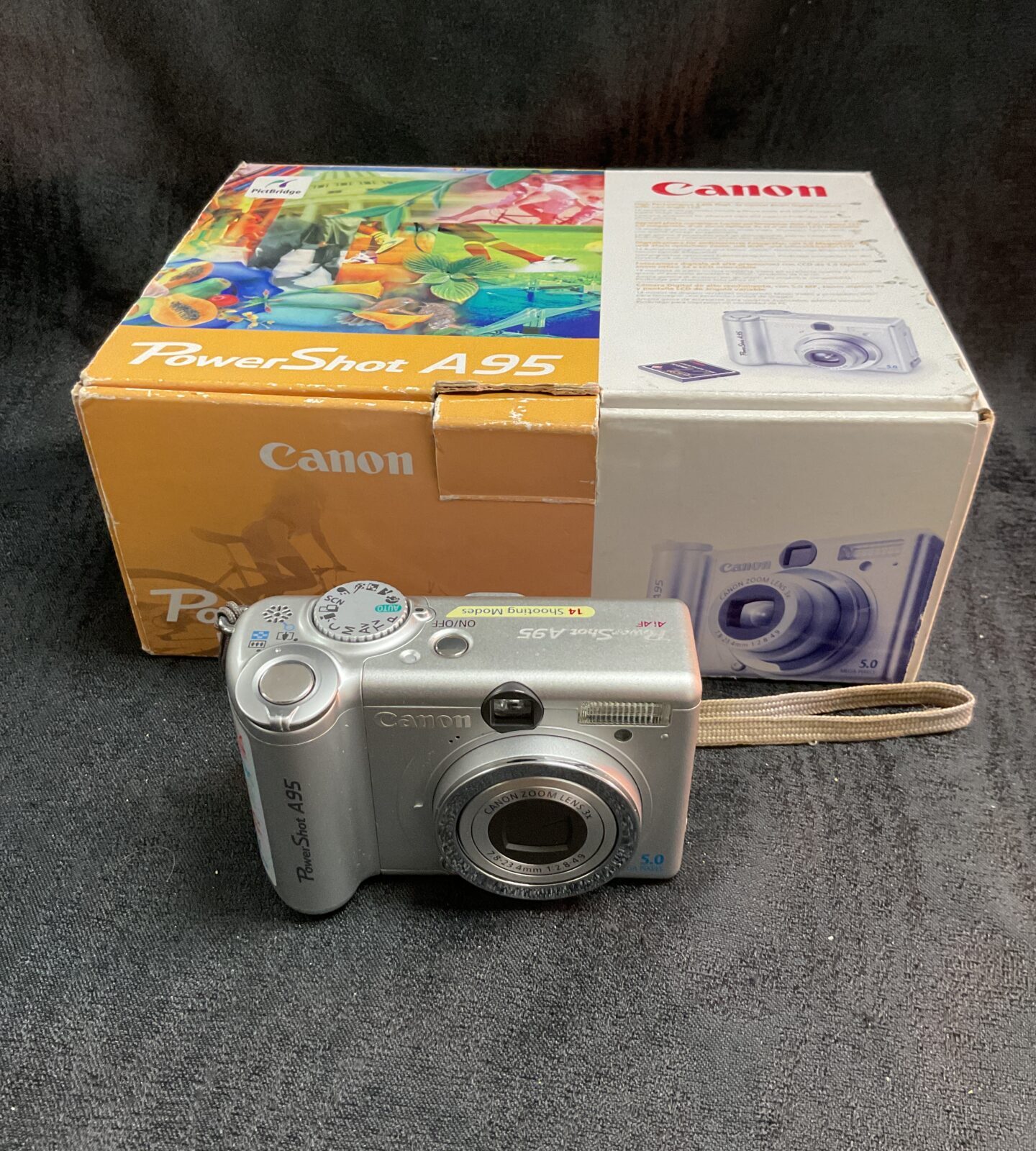 Canon power shot A95 digital camera with box and instructions – Badgers ...