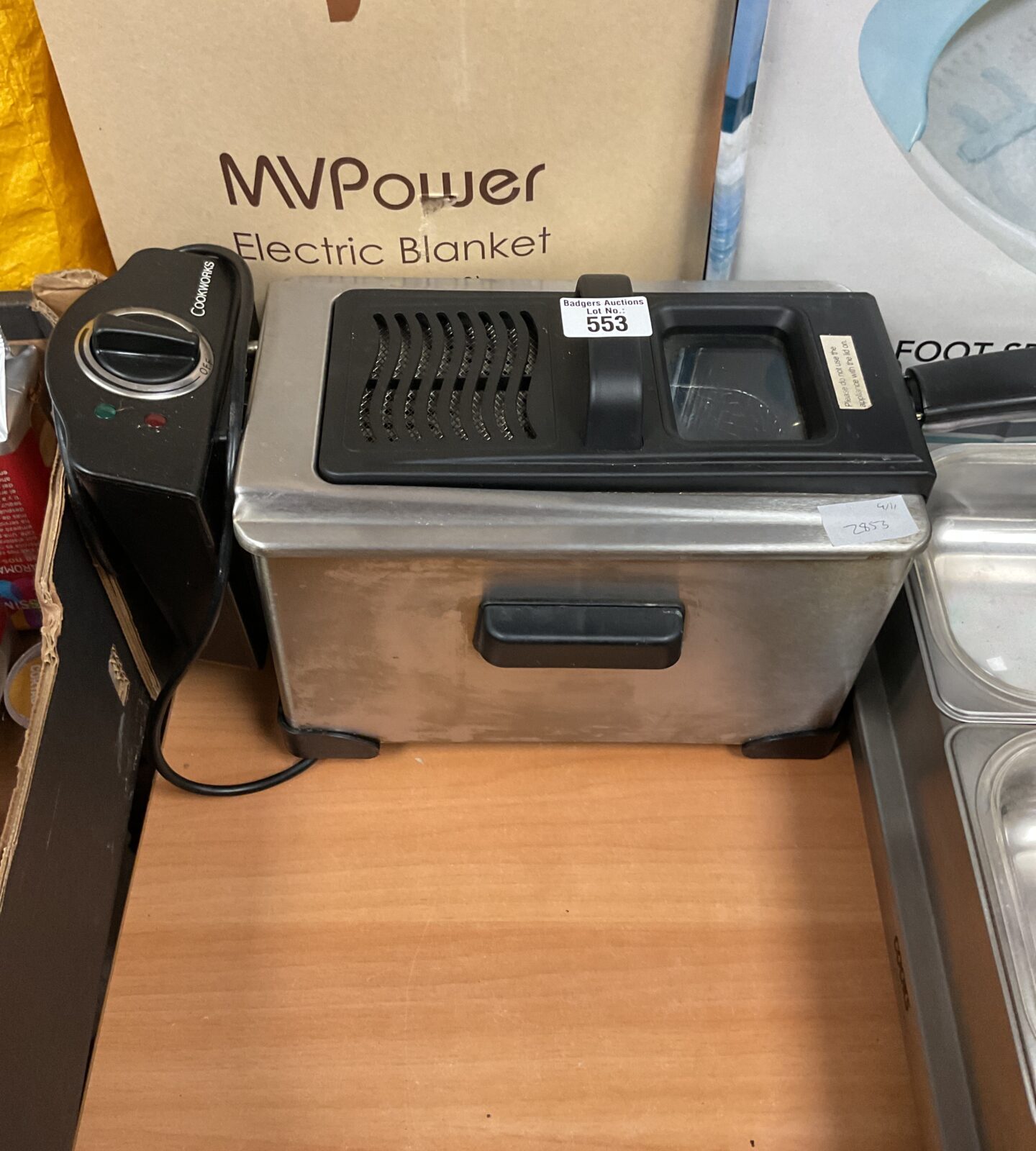 Cookworks deep fat fryer – Badgers Auctions