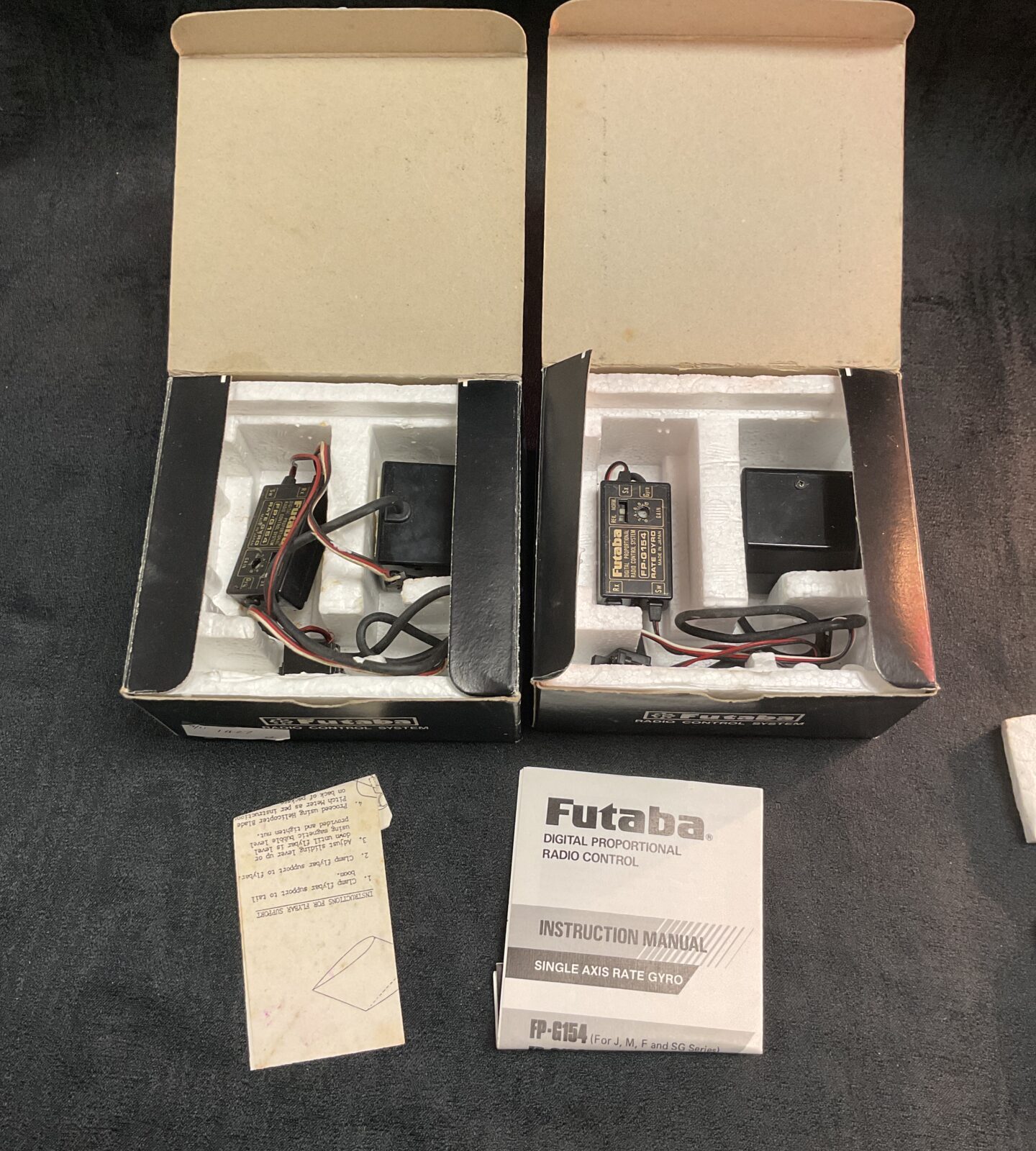 Two futaba radio control system rate gyro’s Fp-G154 – Badgers Auctions