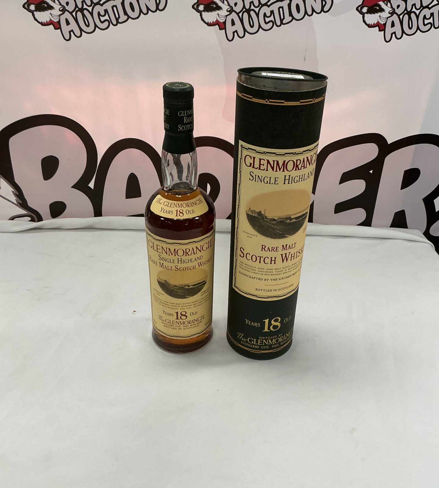 Glenmorangie 18 year old Rare Malt Scotch Whisky – Badgers Auctions
