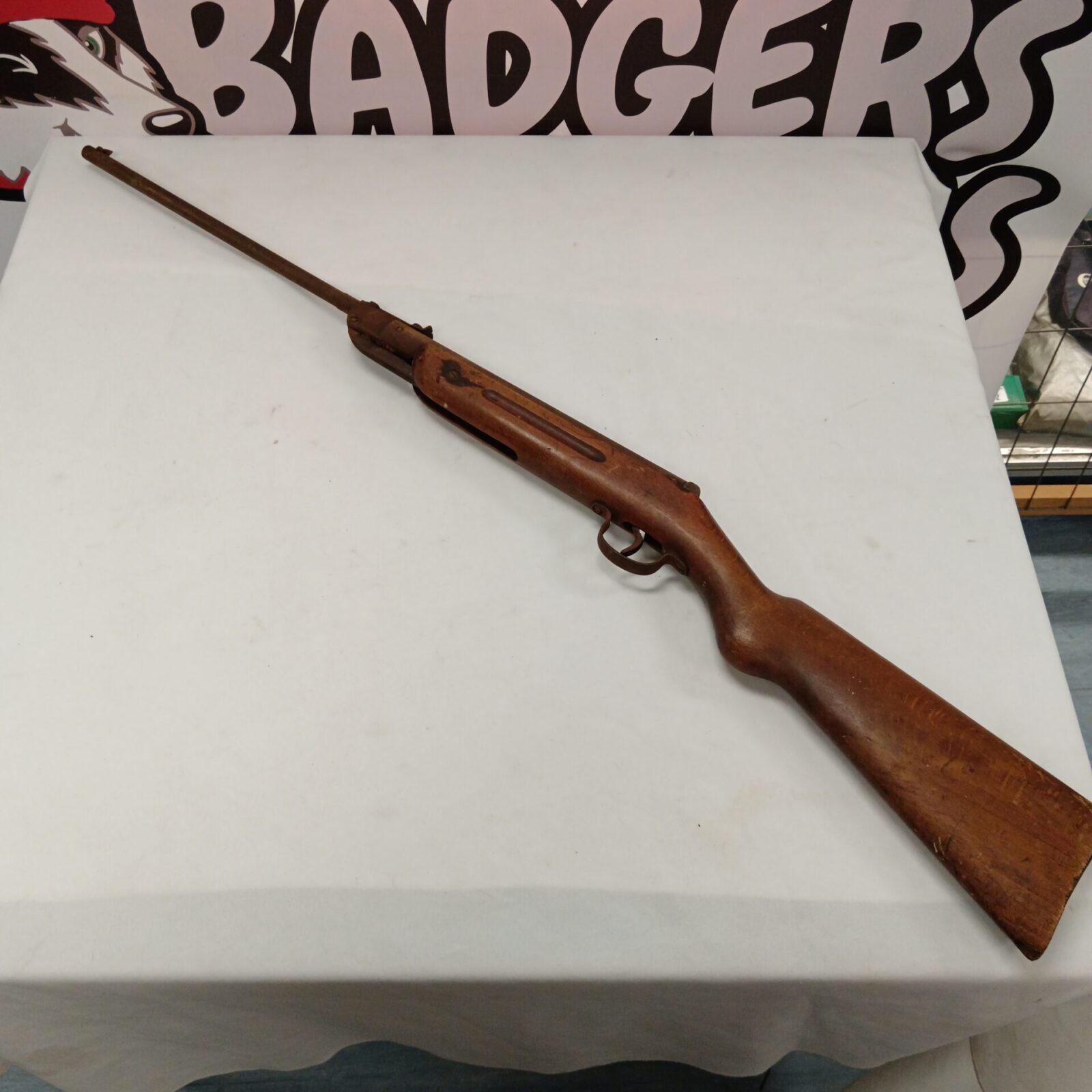 Antique haenel mod 1 DRP air rifl – Badgers Auctions