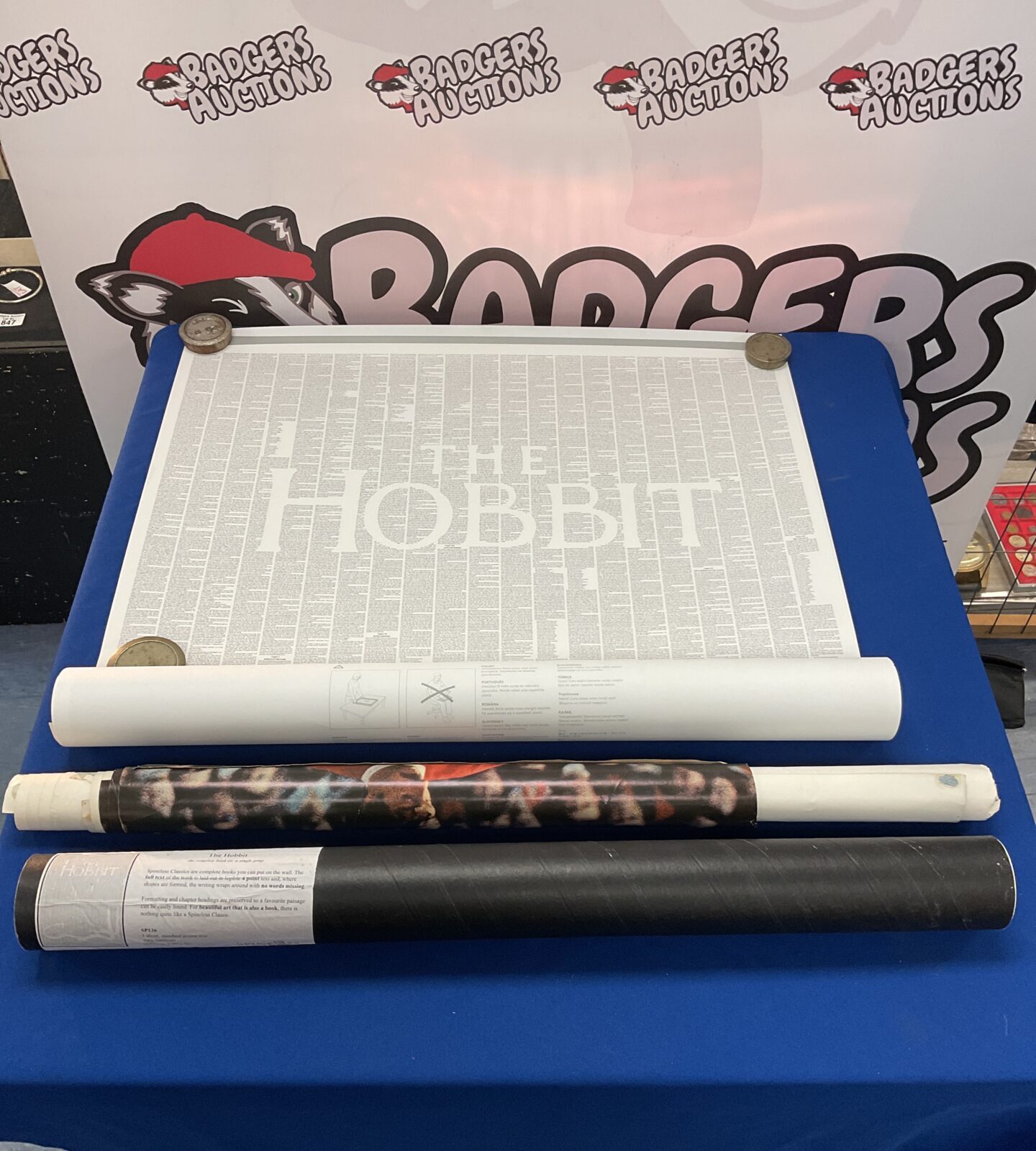 Collection of posters including the complete hobbit text, stylo ...