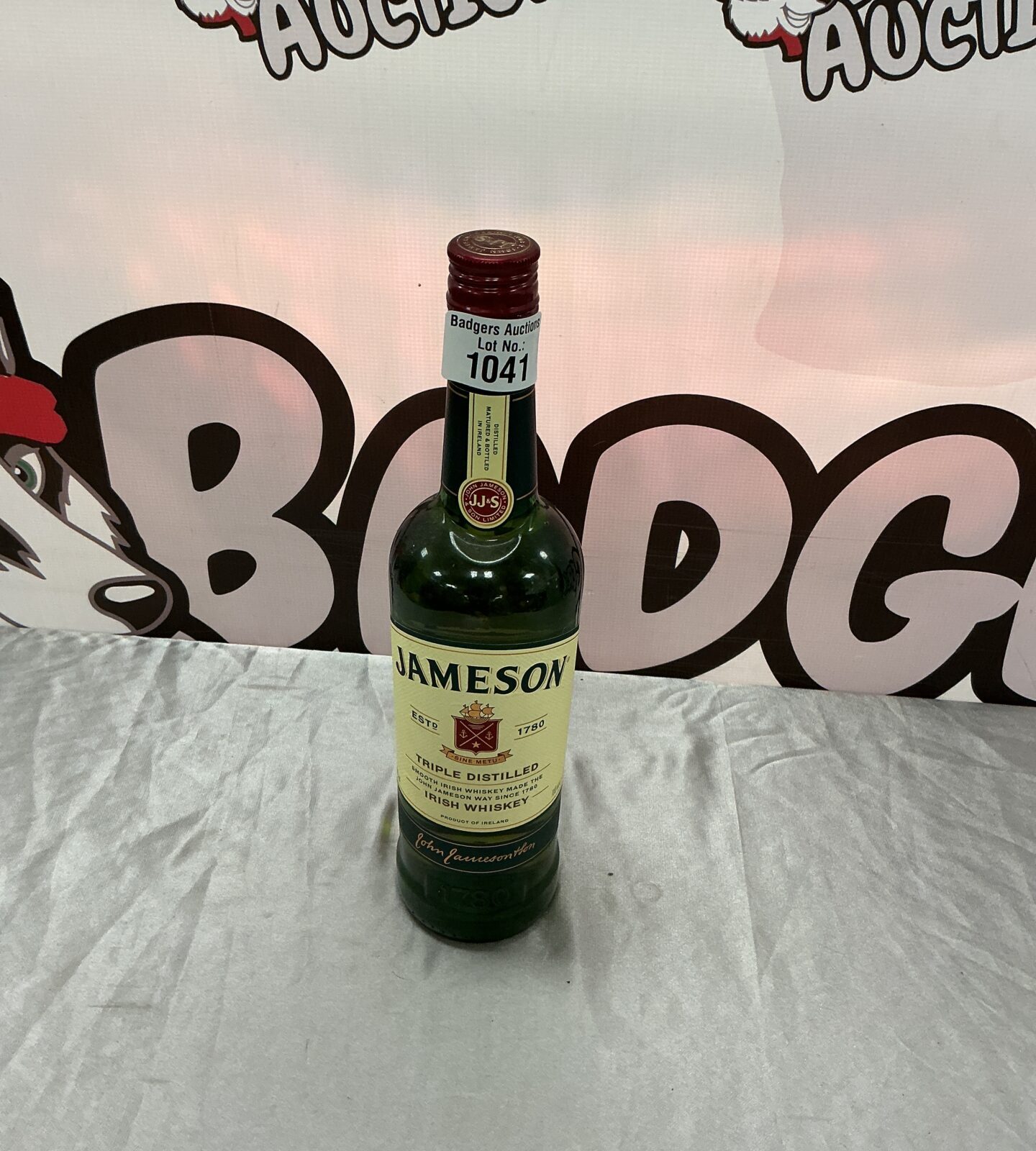 Jameson Irish Whiskey – Badgers Auctions