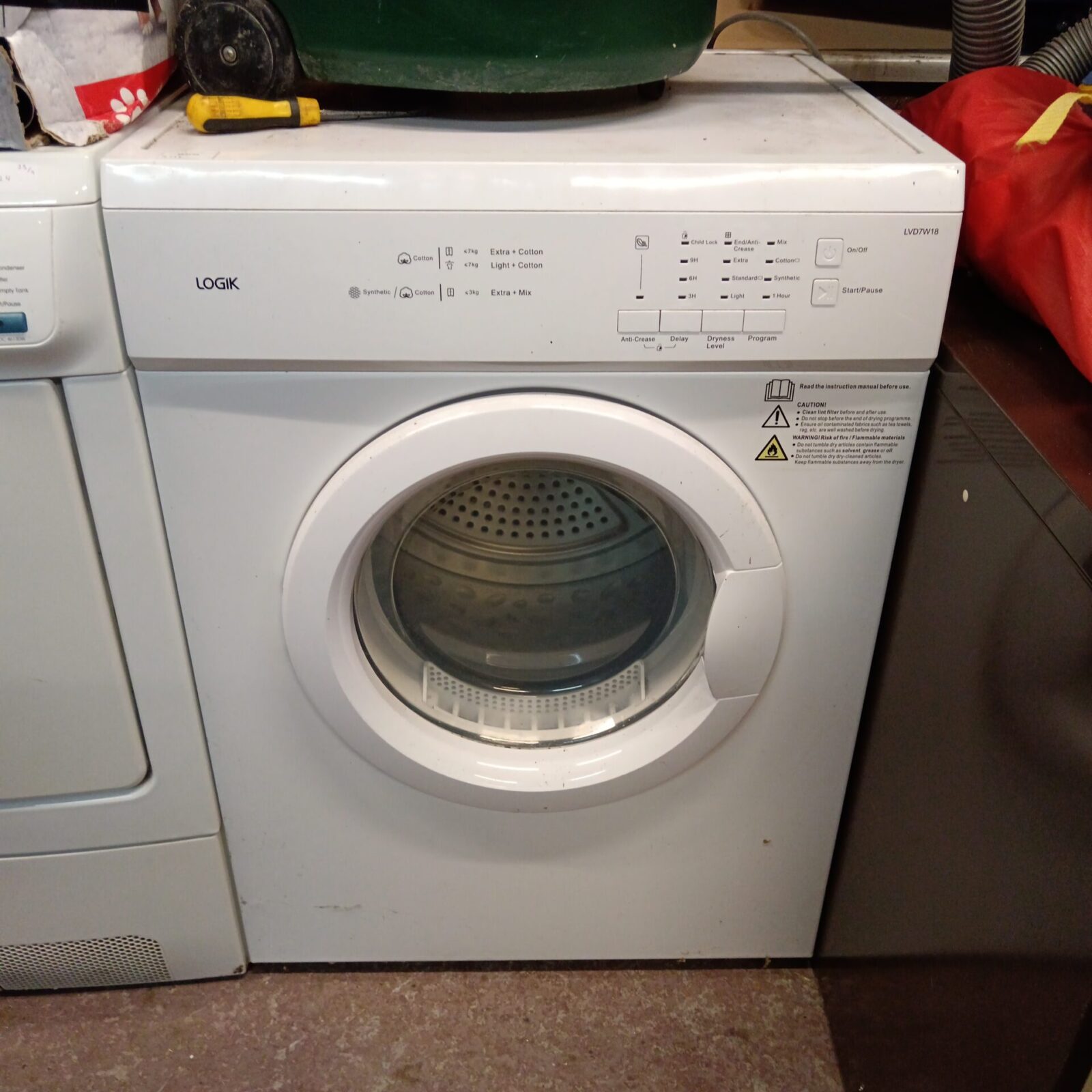 Logik lvd7w18 tumble dryer – Badgers Auctions